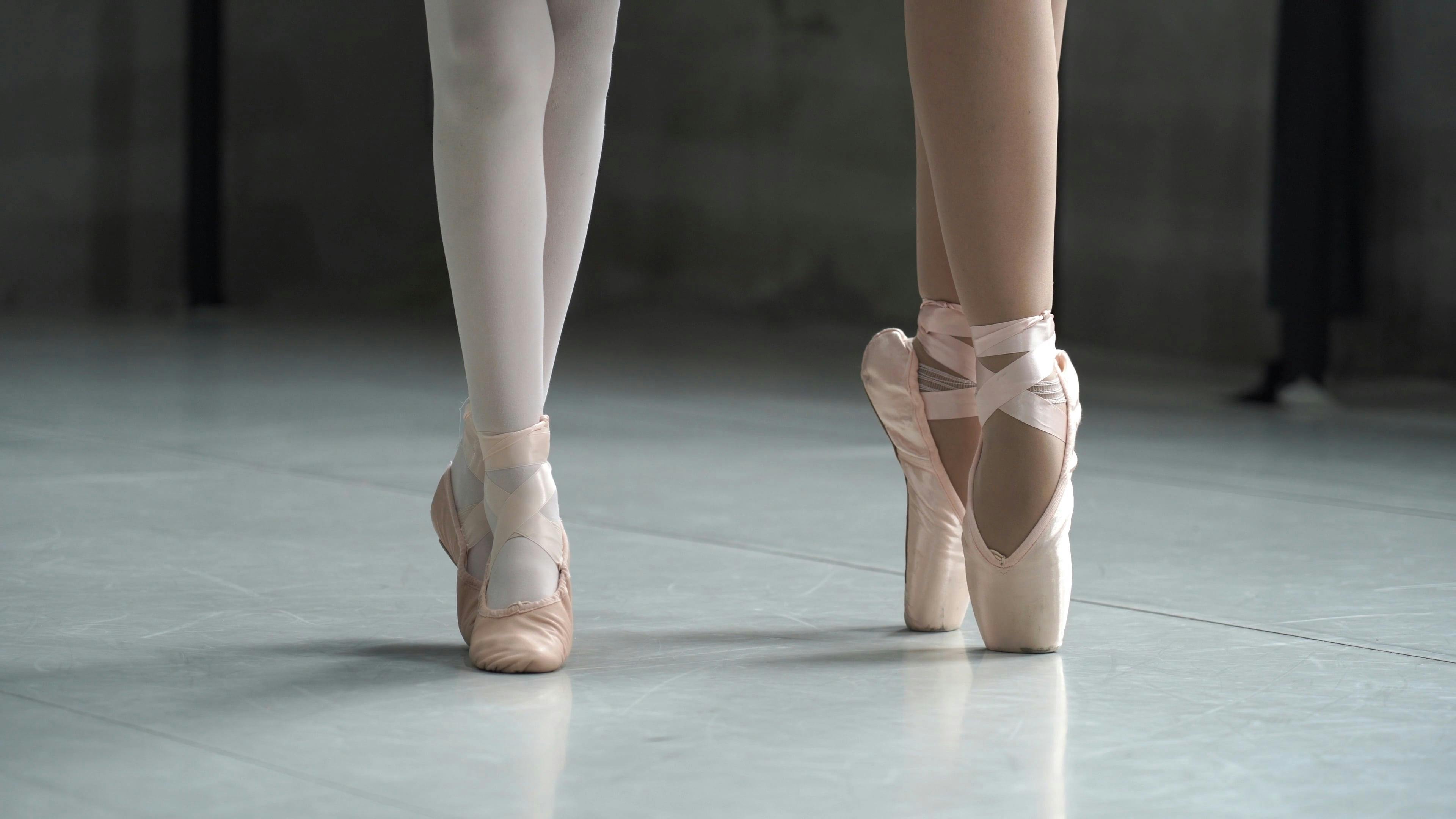 Two Persons Practicing Ballet · Free Stock Video