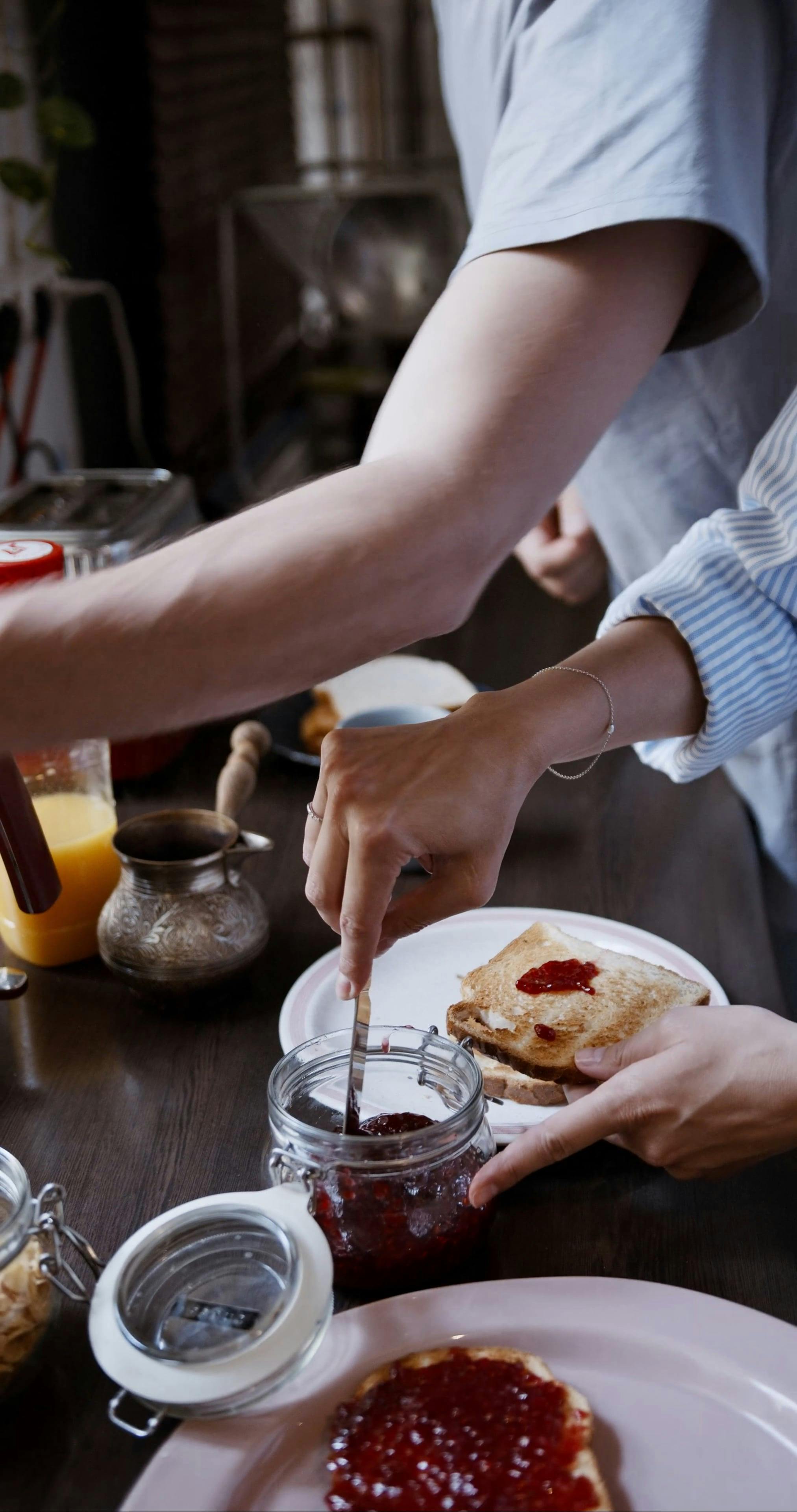 People Having Breakfast · Free Stock Video