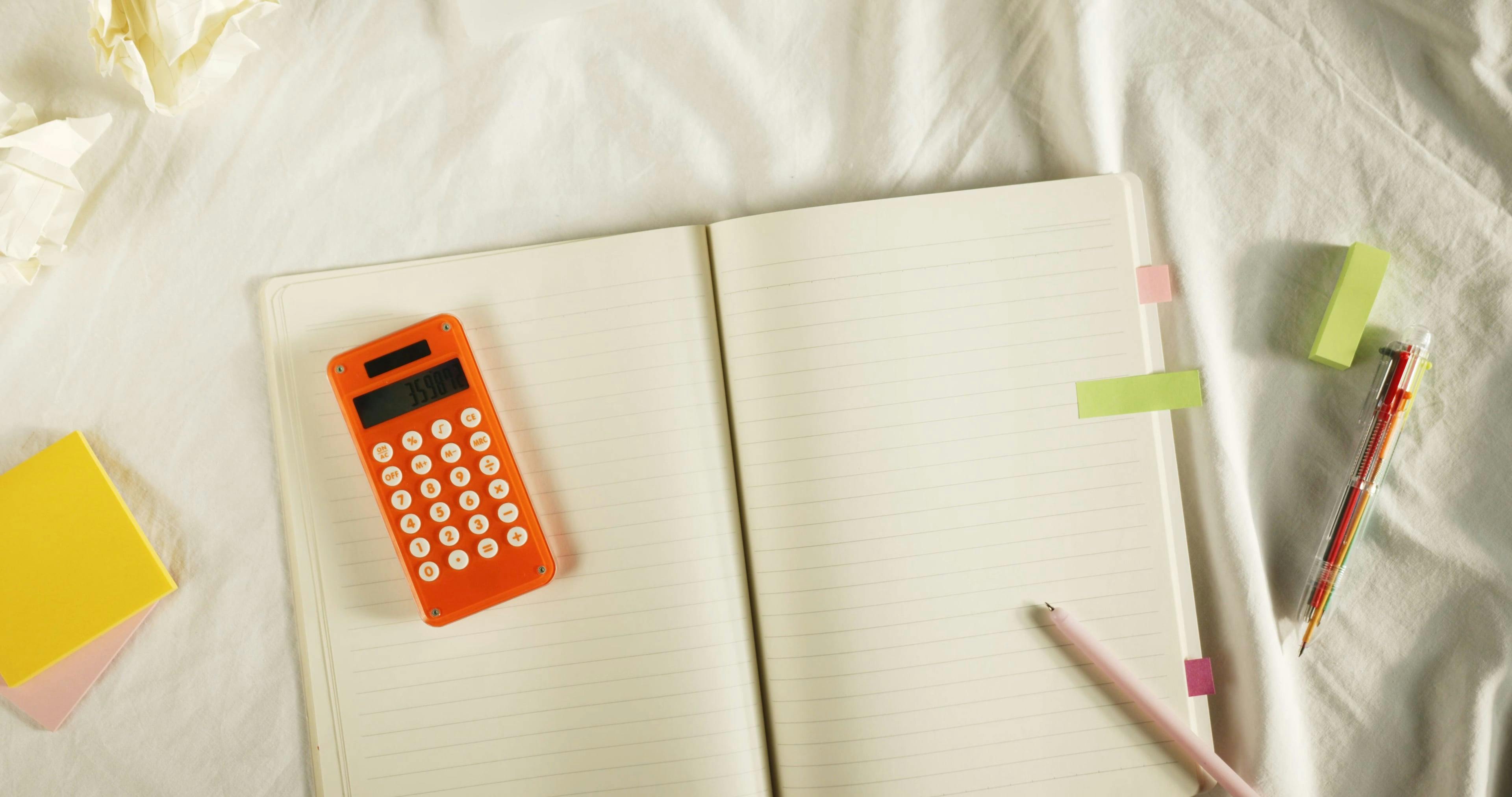 Writing in a Notebook · Free Stock Video