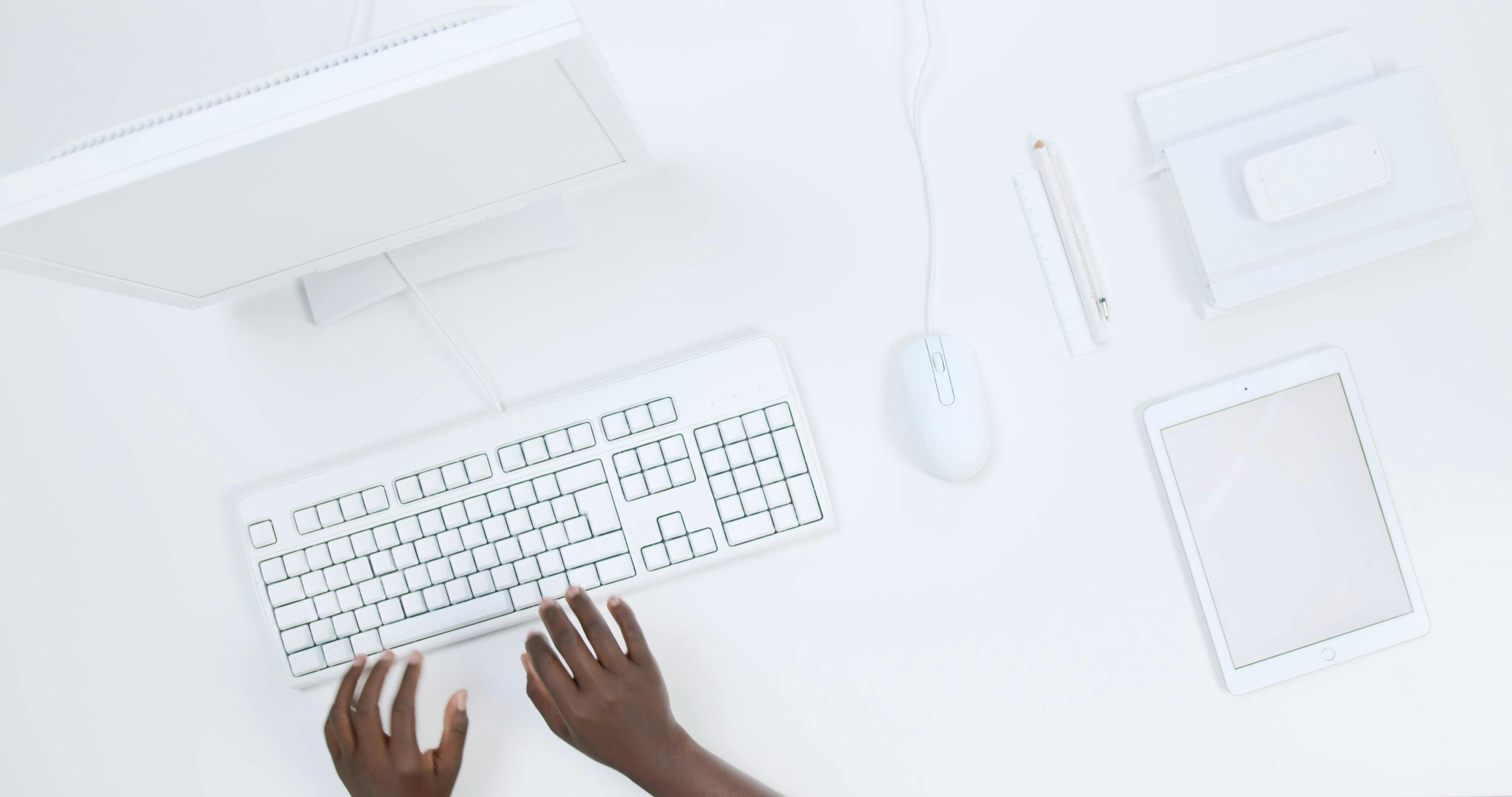 Flatlay Video of Computer Free Stock Video Footage, Royalty-Free 4K ...