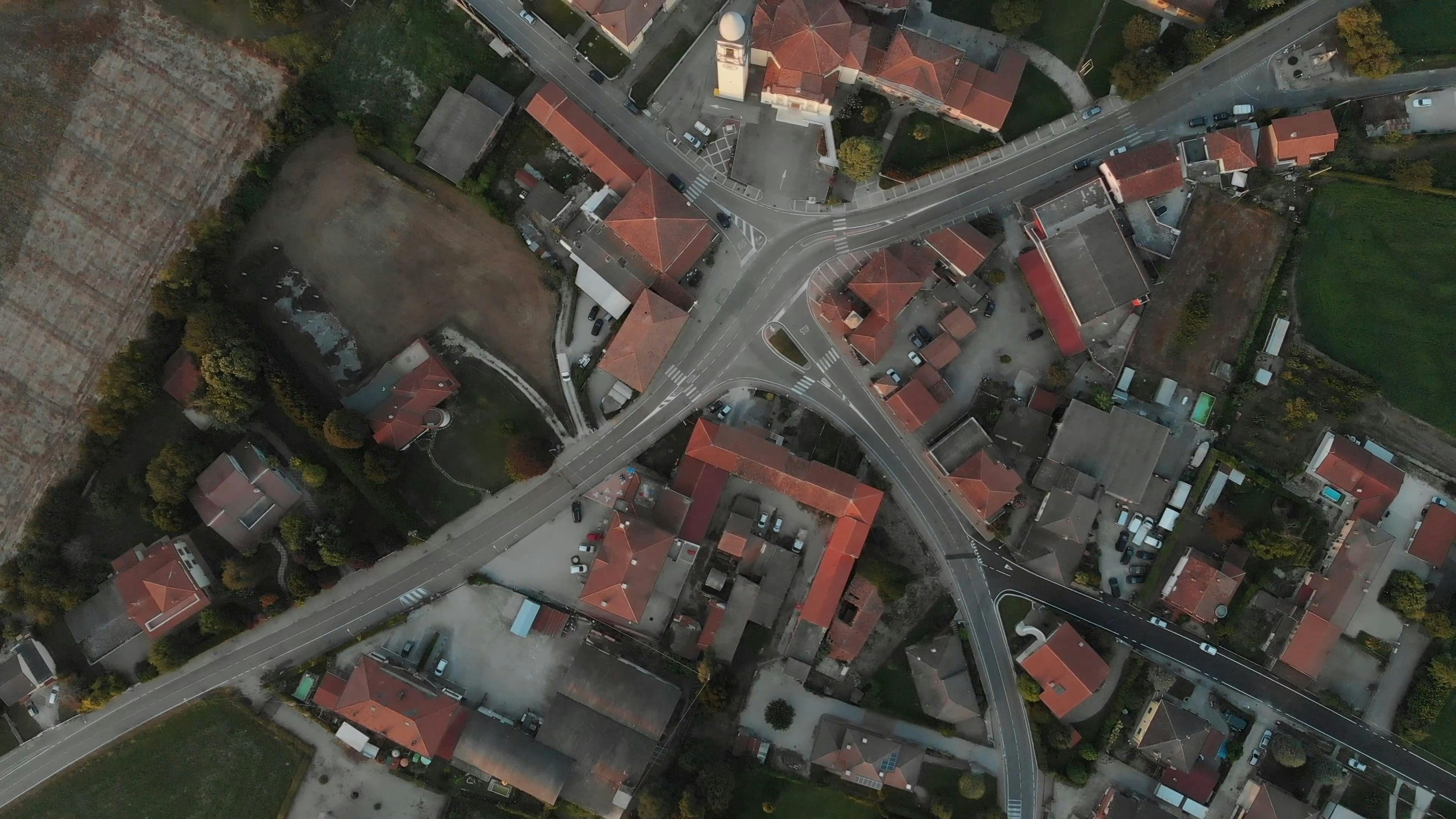 Aerial View of a Township Free Stock Video Footage, Royalty-Free 4K ...