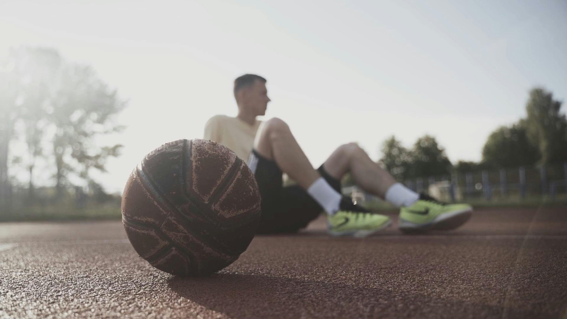 A Basketball Ball Rolling on the Ground Free Stock Video Footage ...