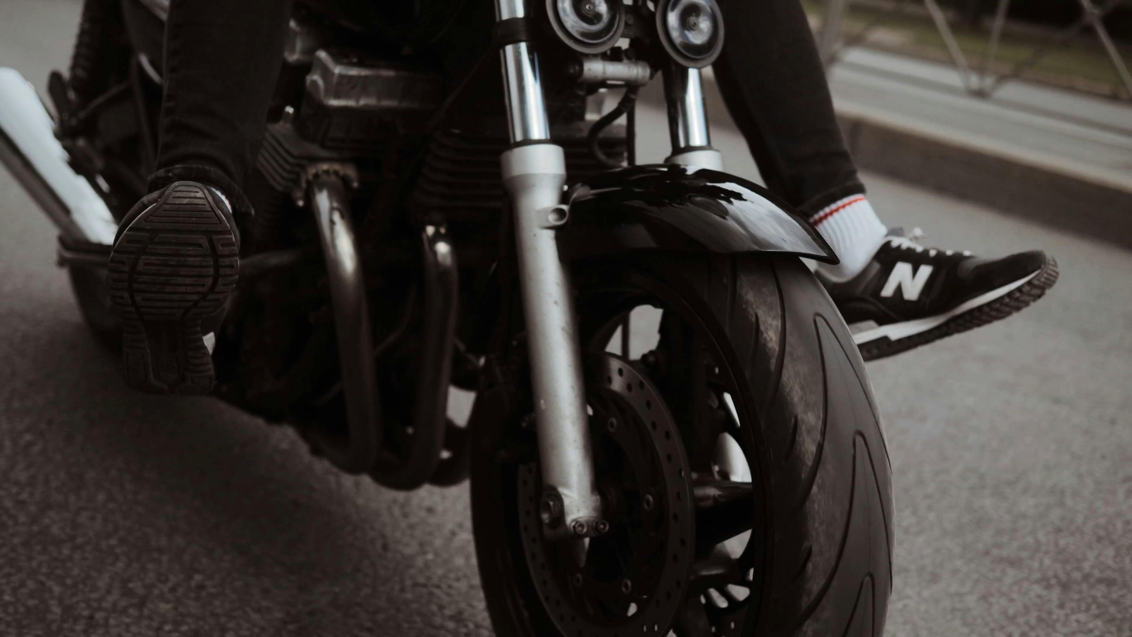 Biker on the Road Free Stock Video Footage, Royalty-Free 4K & HD Video Clip