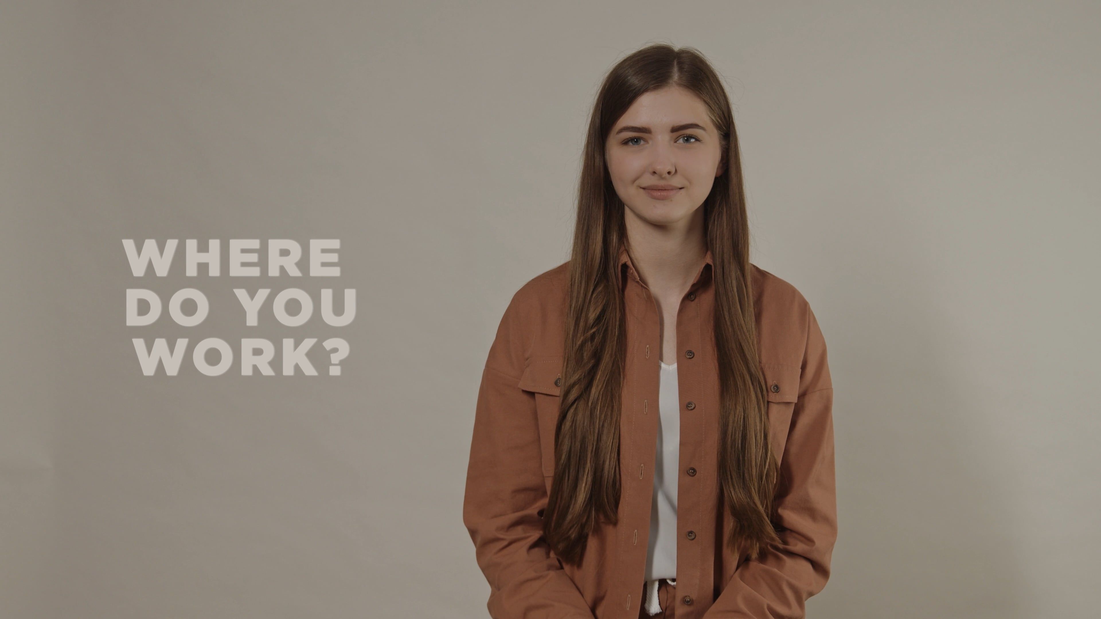 Woman Asking a Question by Doing Sign Language · Free Stock Video