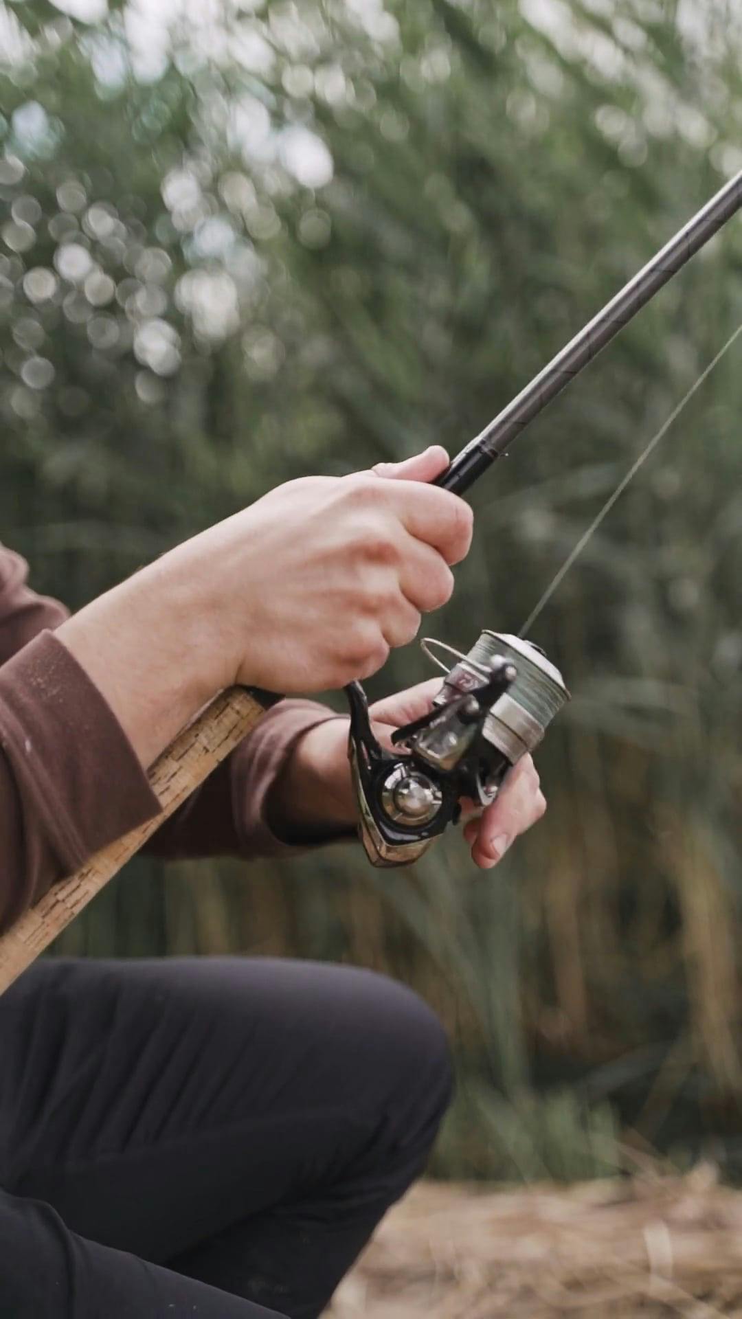 Man Using His Fishing Rod Free Stock Video Footage, Royalty-Free 4K ...