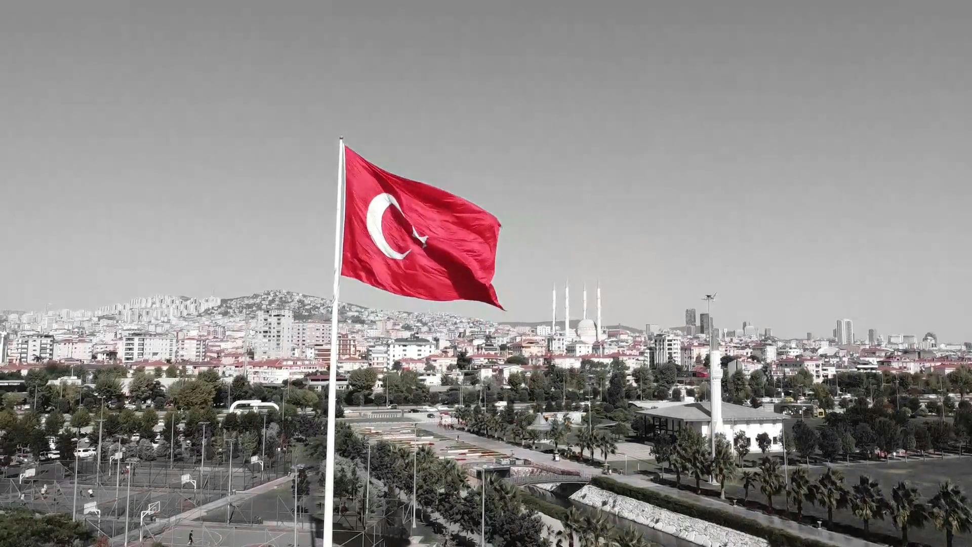 Flag Of Istanbul · Free Stock Video