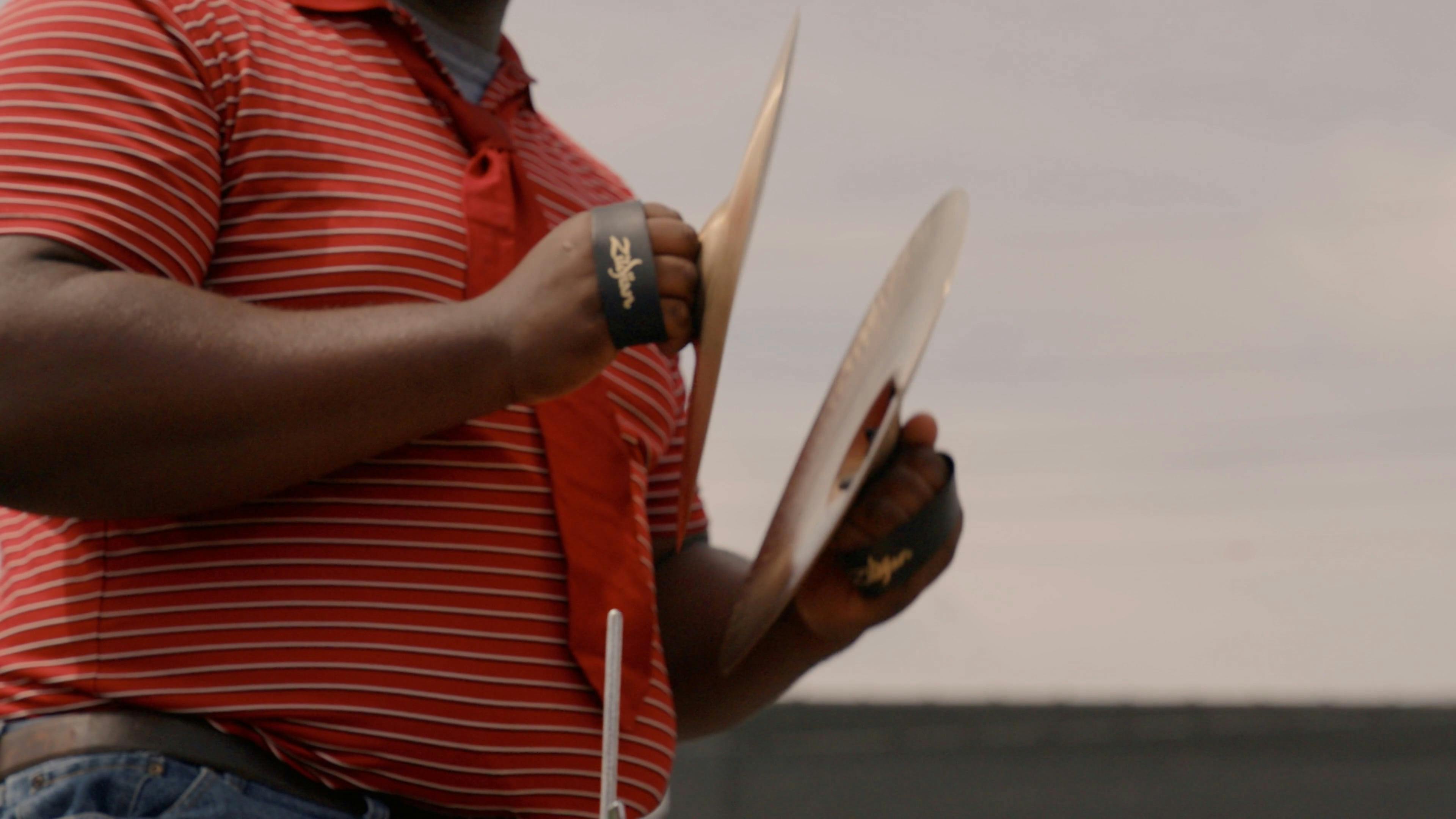 A Person Playing the Clash Cymbals Free Stock Video Footage, Royalty ...