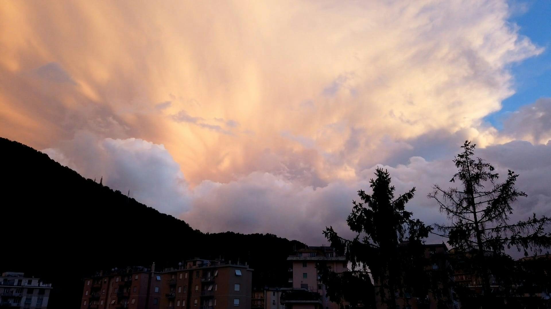 Monochromatic Time Lapse of Clouds · Free Stock Video