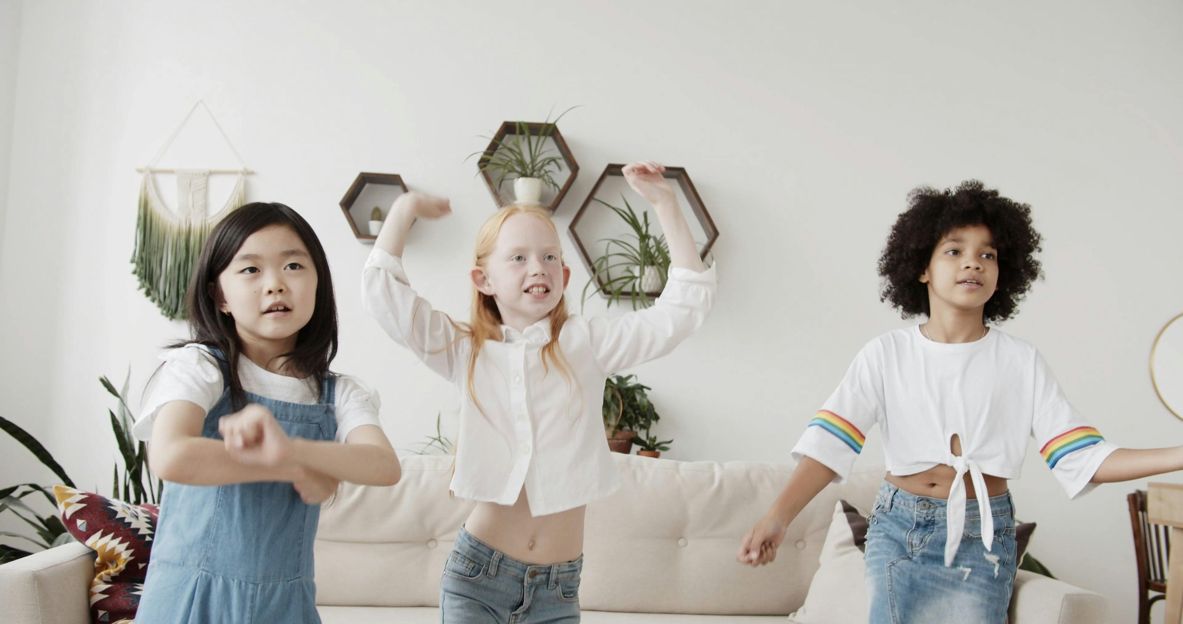 Young Girls Dancing Together Free Stock Video Footage, Royalty-Free 4K ...