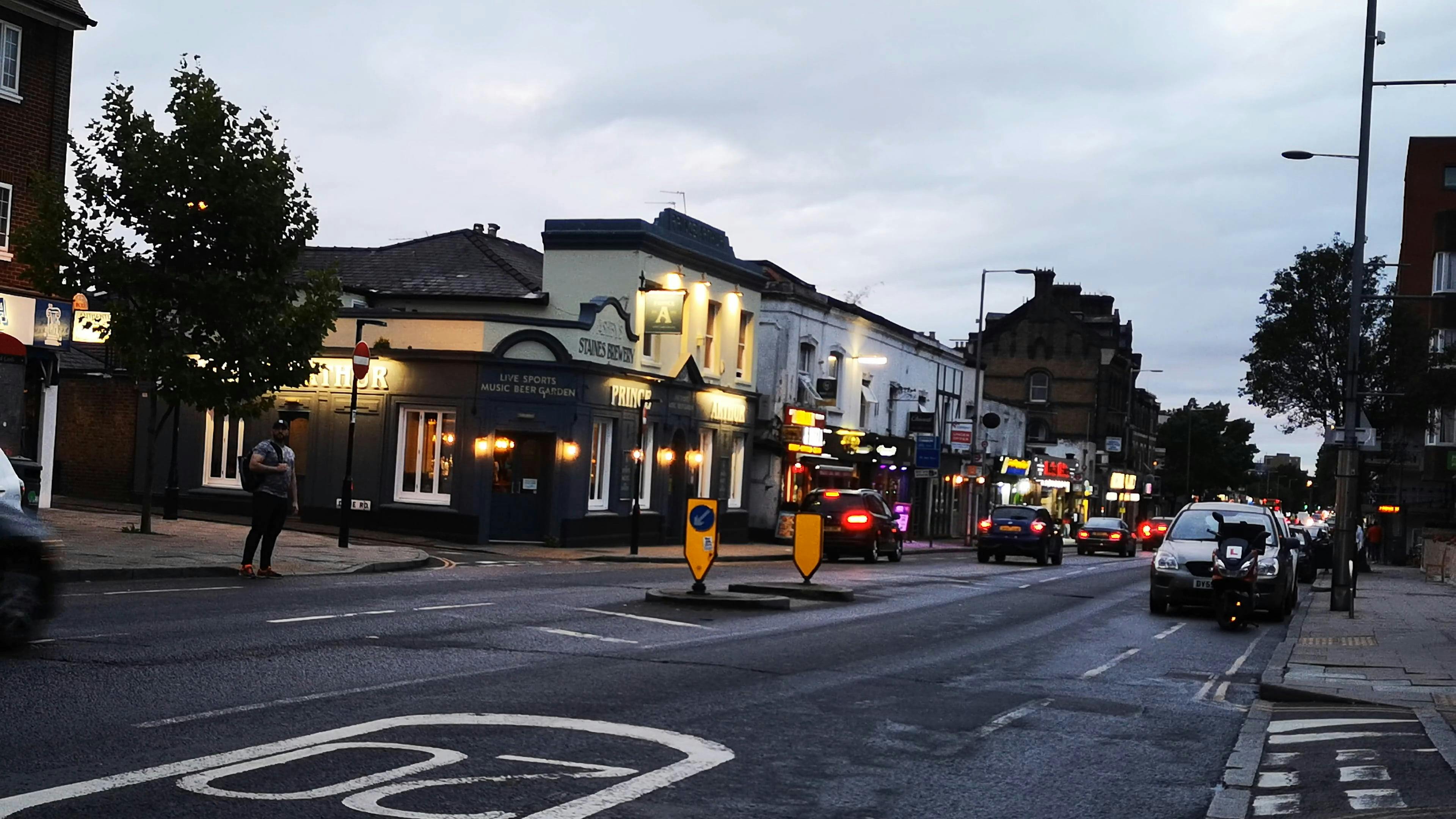 Traffic Flow On The Road Taken By A Moving Vehicle Free Stock Video ...
