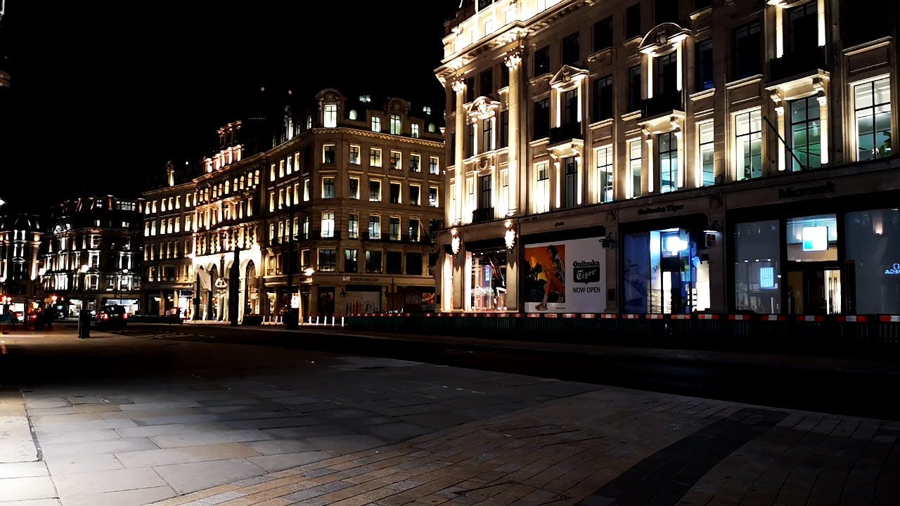 Traffic Flow On The Road Taken By A Moving Vehicle Free Stock Video ...