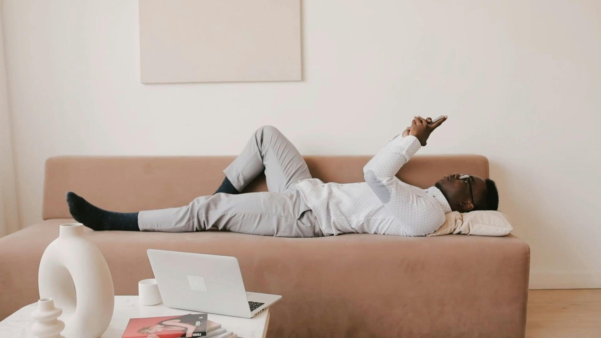 Ac Man Using His High Technology Gadgets Free Stock Video Footage ...