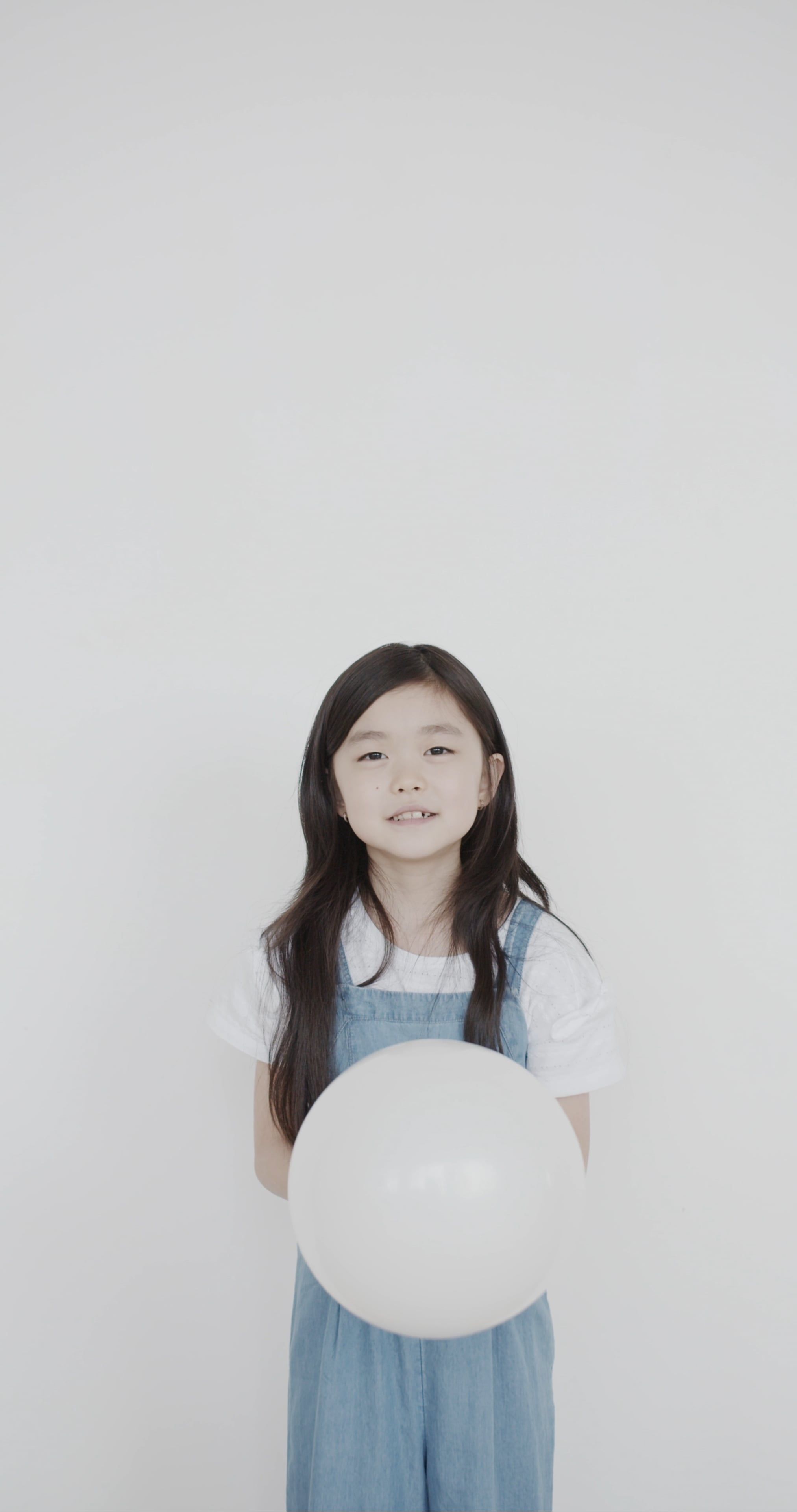 Little Girl Letting Go of an Untied Balloon Free Stock Video Footage ...
