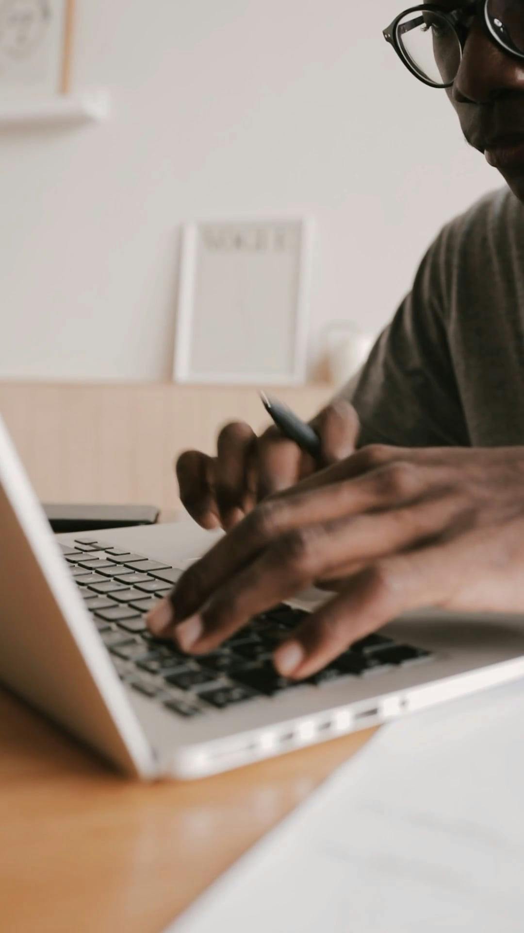 Man Working late at Night Free Stock Video Footage, Royalty-Free 4K ...