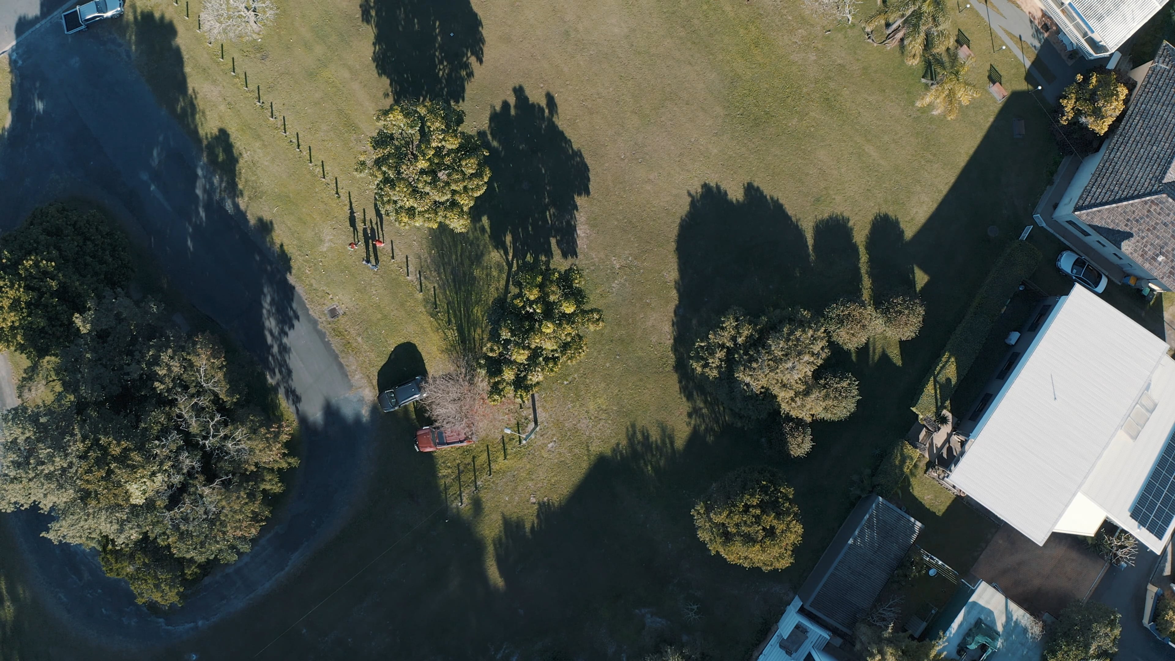 Bird's Eye View of a Big Lawn Free Stock Video Footage, Royalty-Free 4K ...