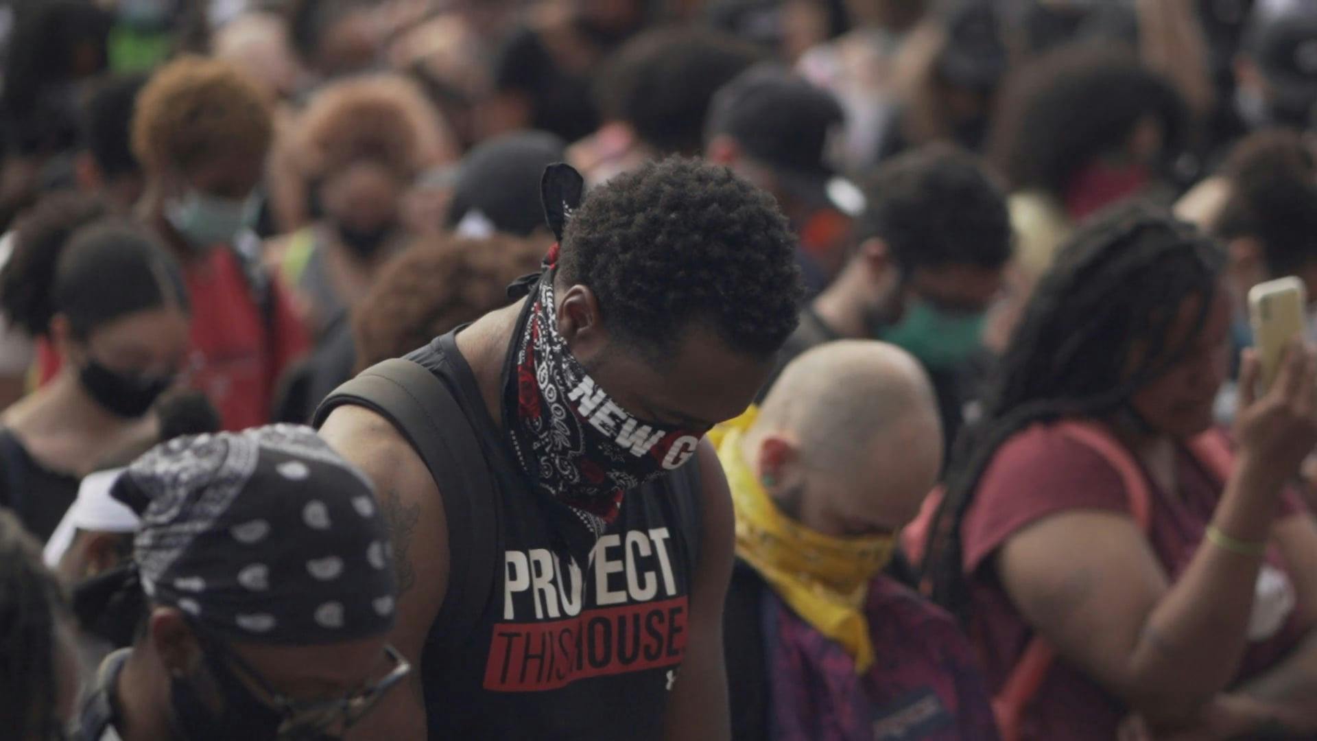 Footage of Protesters Praying in a Rally Free Stock Video Footage ...