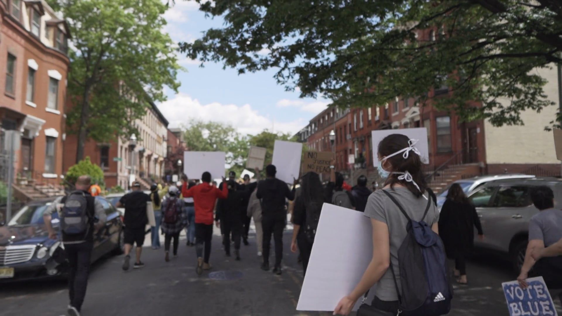 Protesters Walking on the Road Free Stock Video Footage, Royalty-Free ...