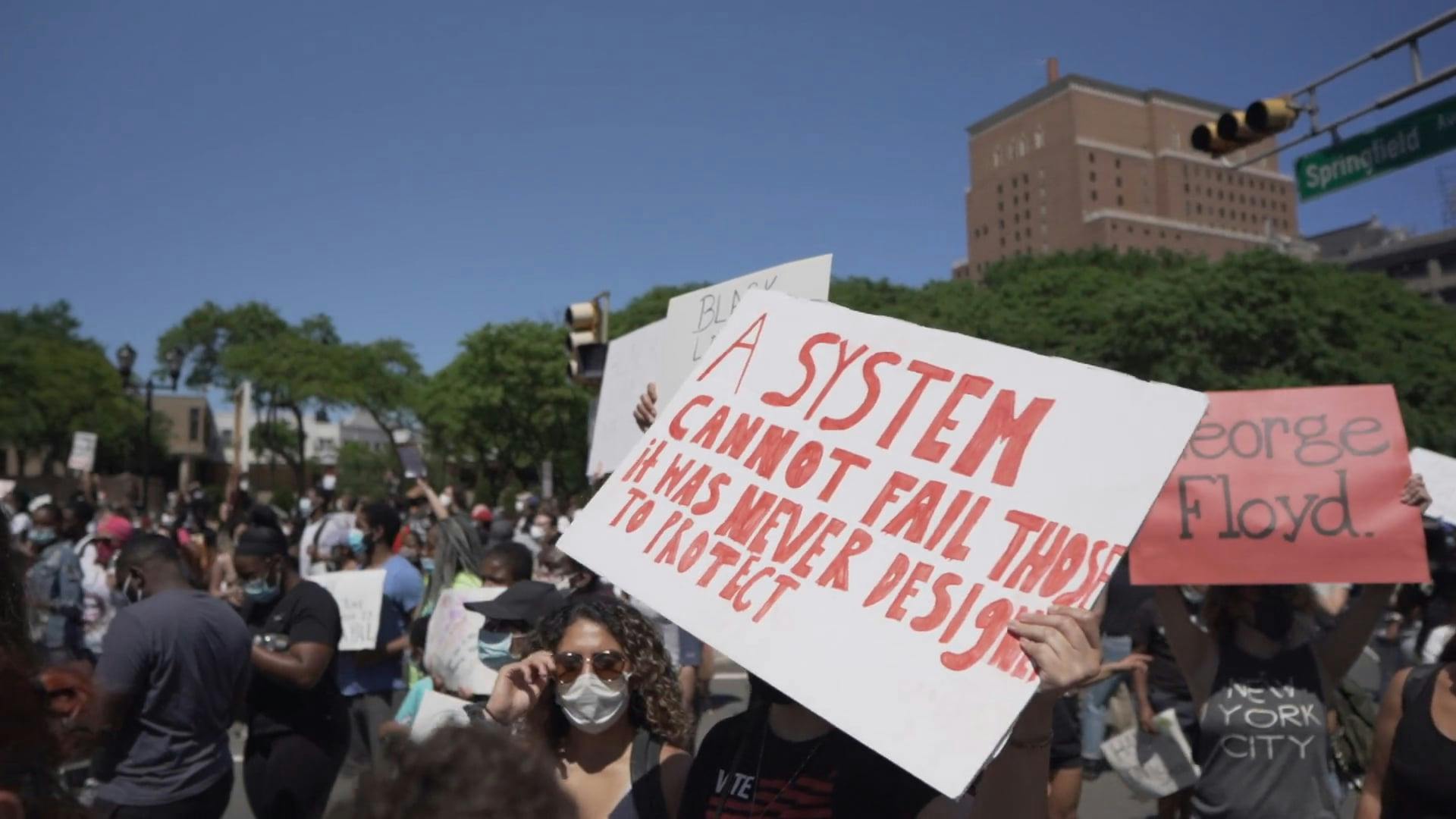 People Holding Rally Posters · Free Stock Video