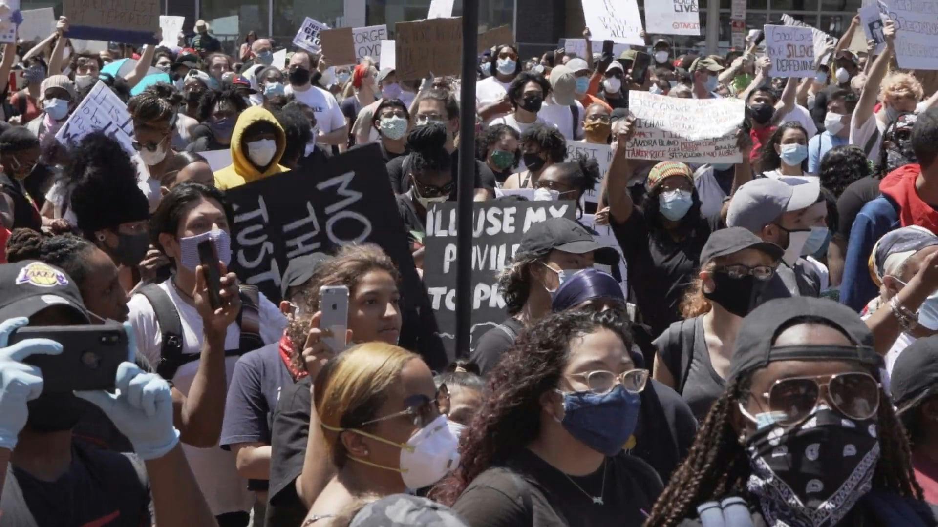 A Group of Activists Holding A Protest Rally · Free Stock Video