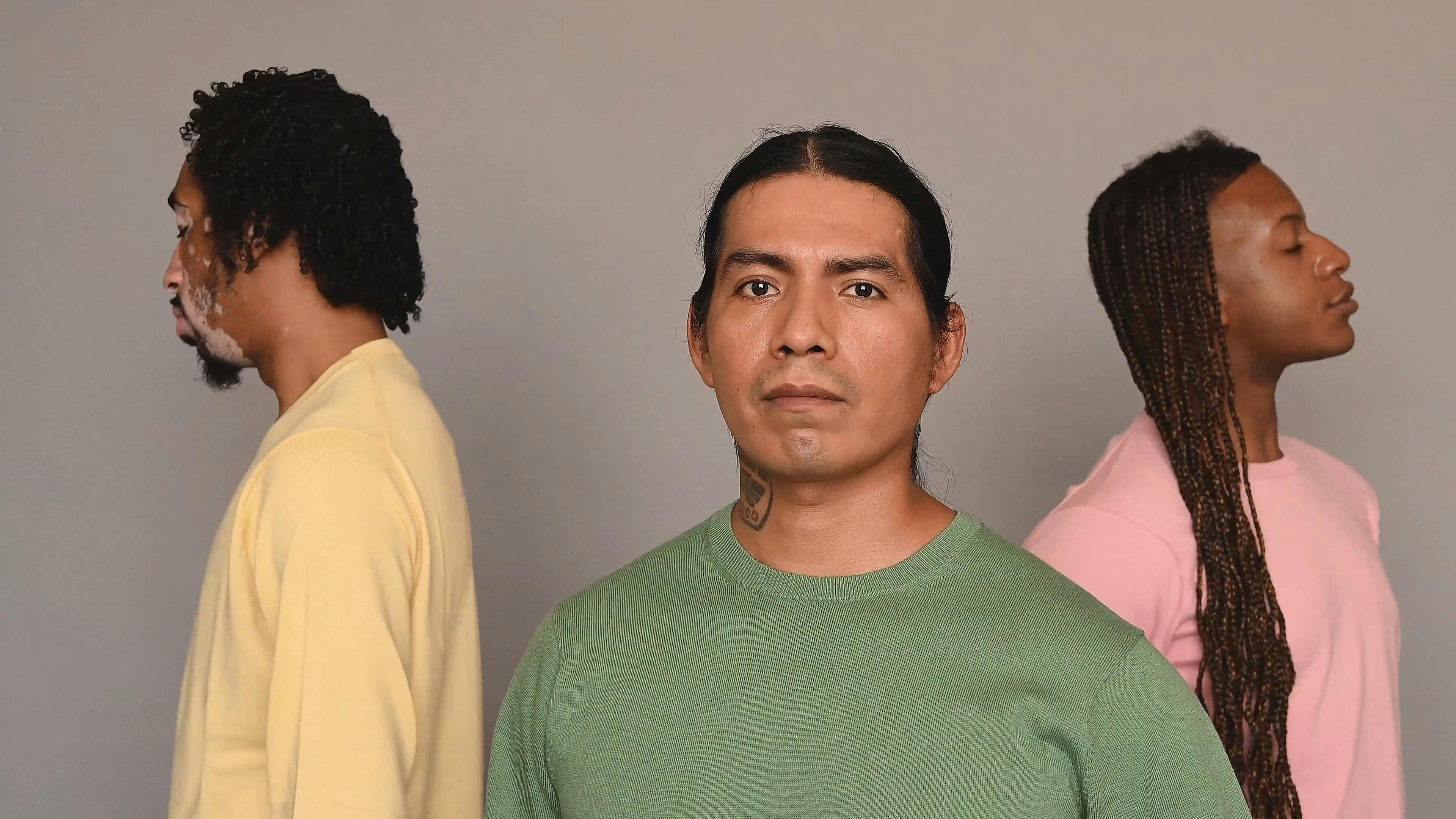 Three Men Posing for the Camera Free Stock Video Footage, Royalty-Free ...