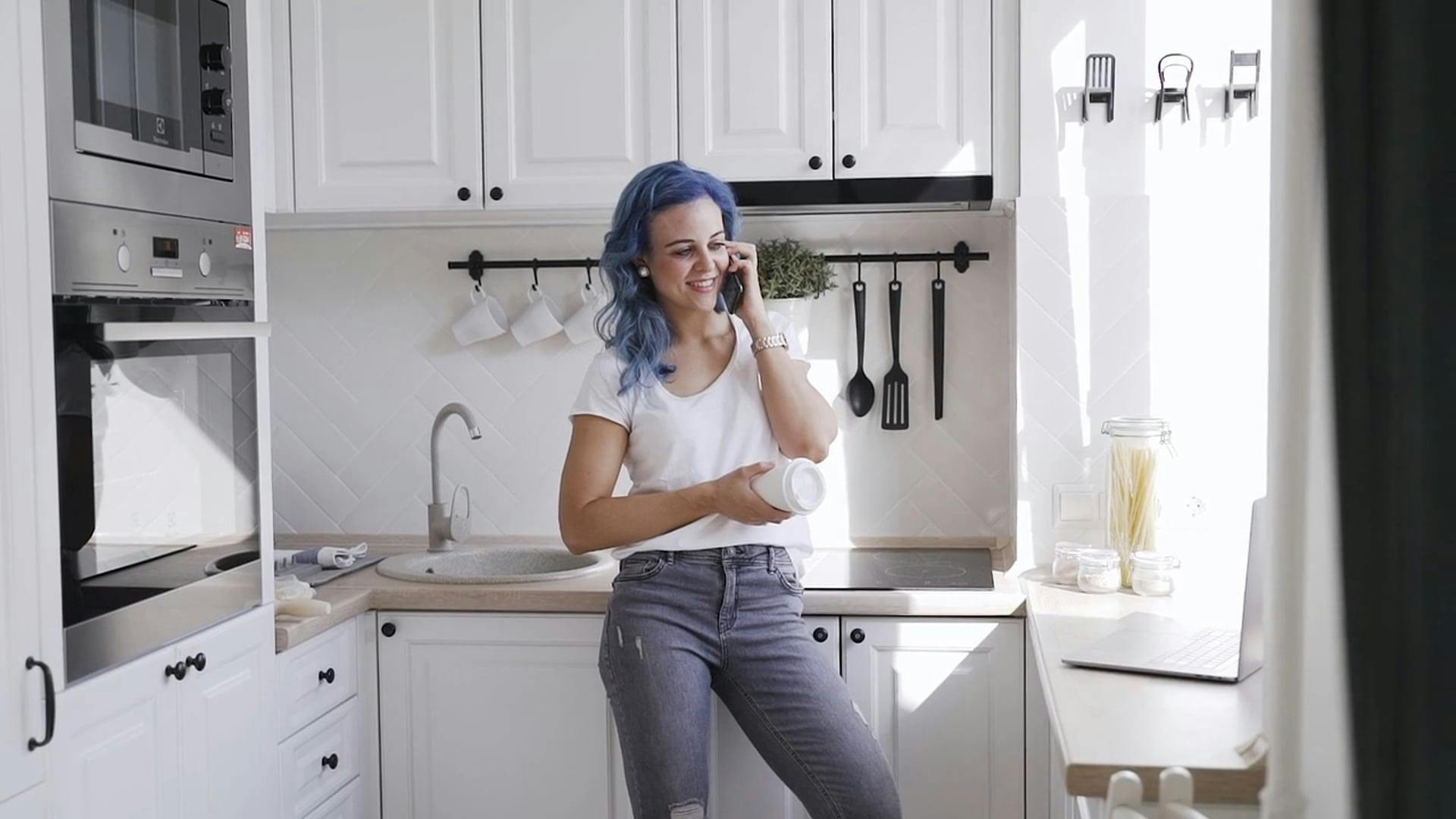 Bored Woman Browsing On The Phone · Free Stock Video