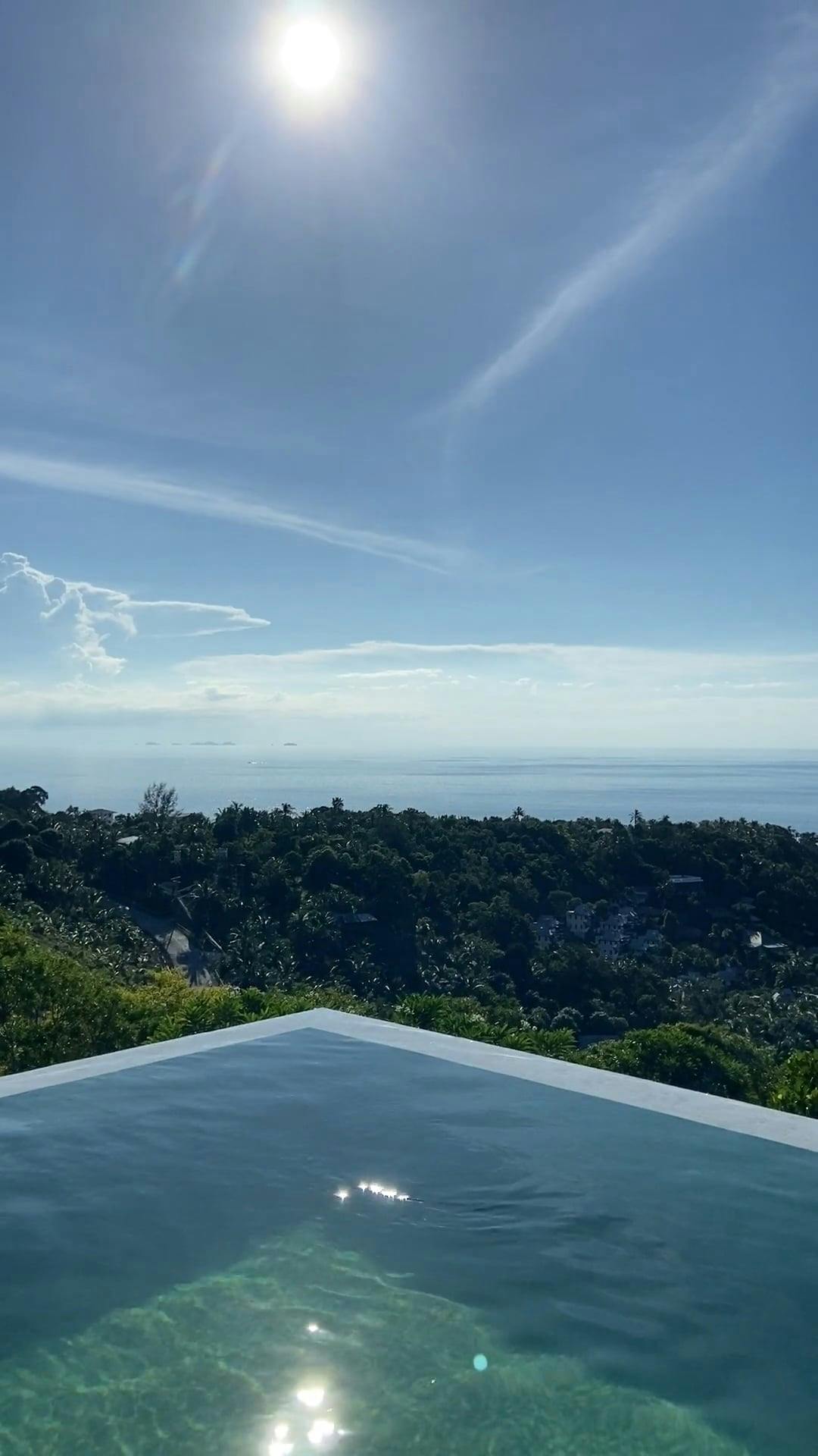 Scenery from an Infinity Pool Free Stock Video Footage, Royalty-Free 4K ...