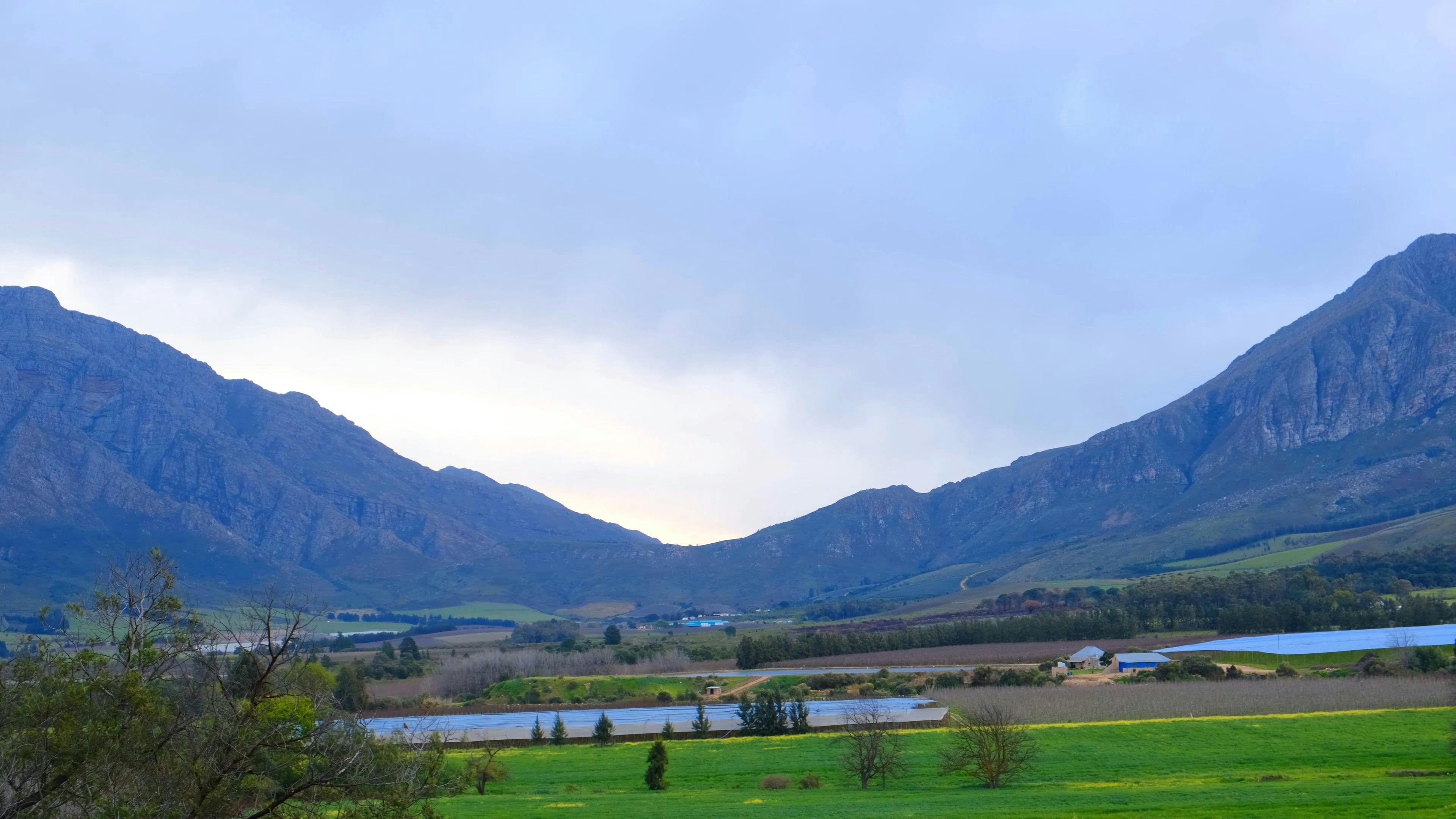 High Angle Shot of a Landscape Free Stock Video Footage, Royalty-Free ...