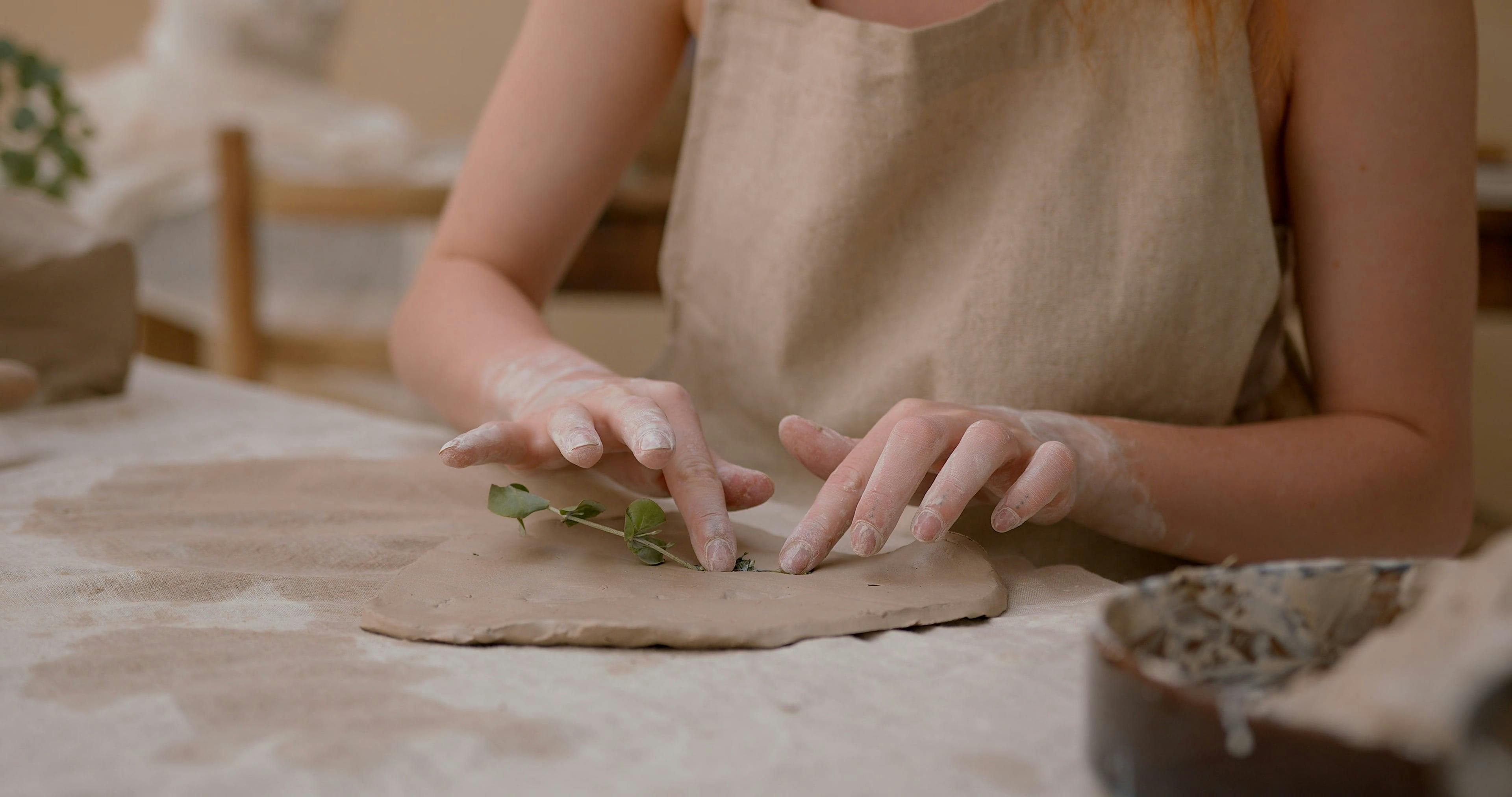 A Person Holding a Clay Free Stock Video Footage, Royalty-Free 4K & HD ...