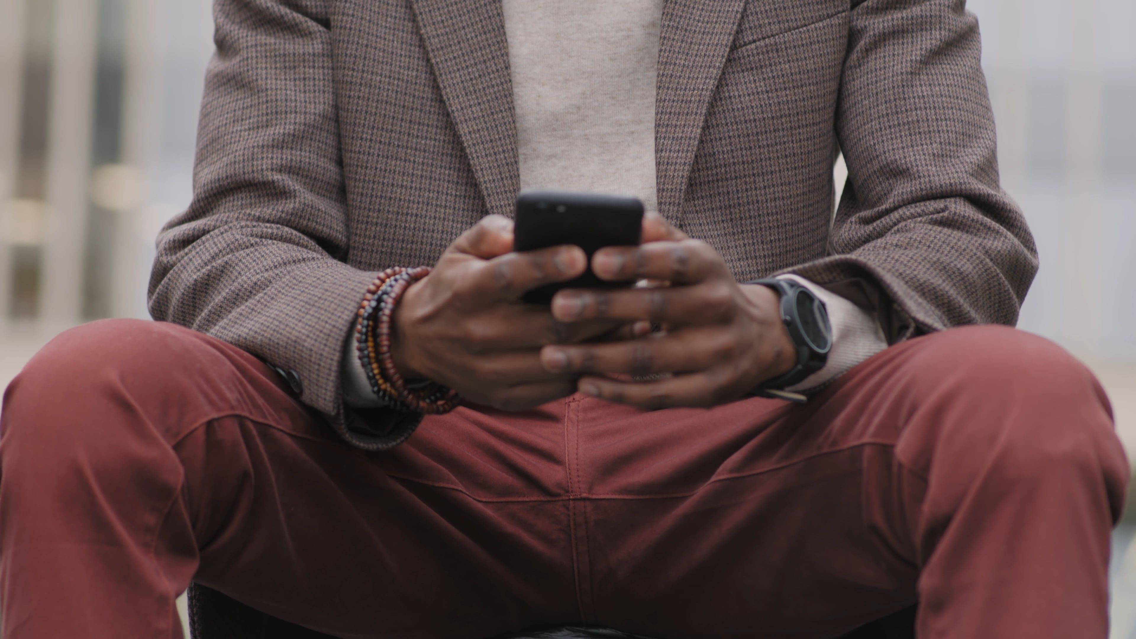 Man Texting On The Street Free Stock Video Footage, Royalty-Free 4K ...