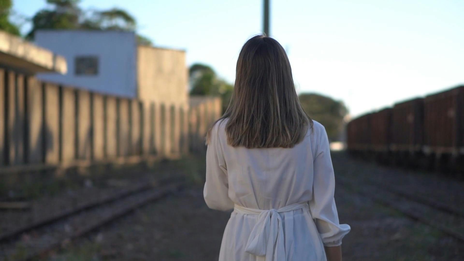 Woman Turning Around Looking at Camera Free Stock Video Footage ...