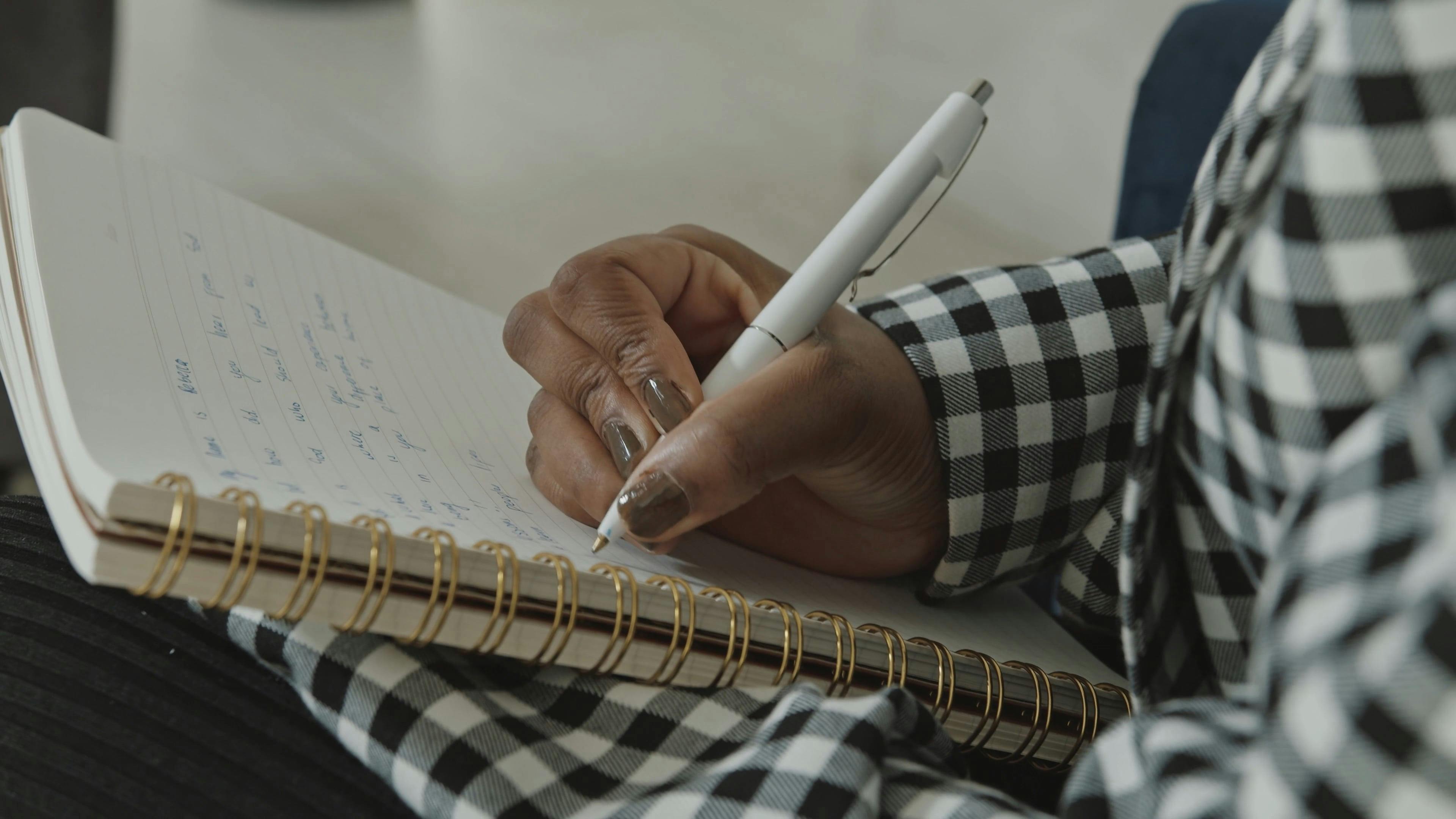 Therapist Taking Notes During Session Free Stock Video Footage, Royalty ...