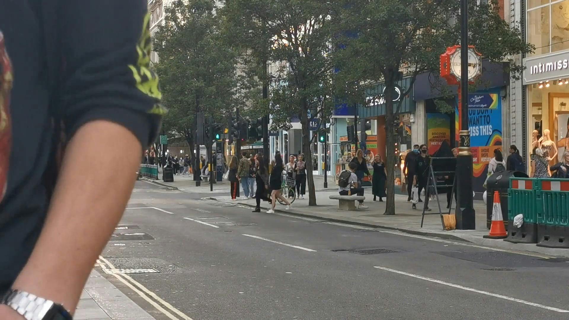 Traffic Flow On The Road Taken By A Moving Vehicle Free Stock Video ...