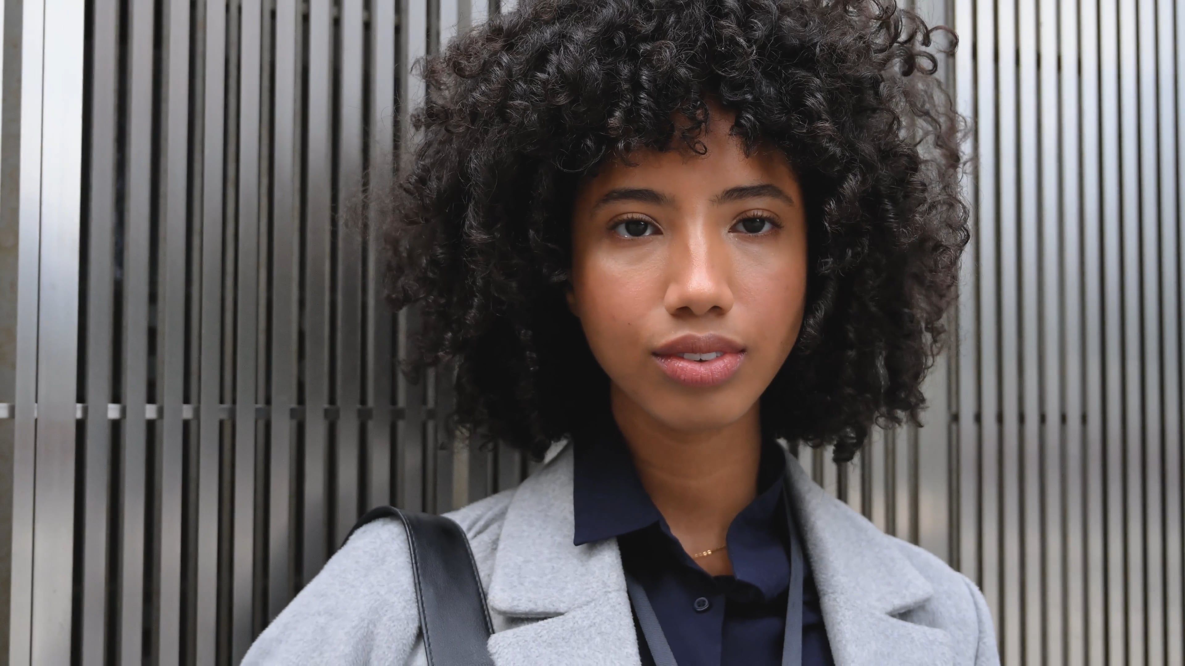 Professional Woman Looking at the Camera Free Stock Video Footage ...