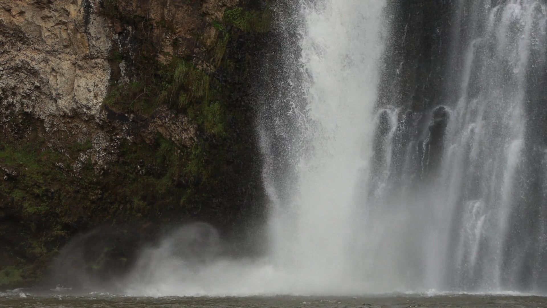 Water Falls Cascading down On Rocks In The River Free Stock Video ...