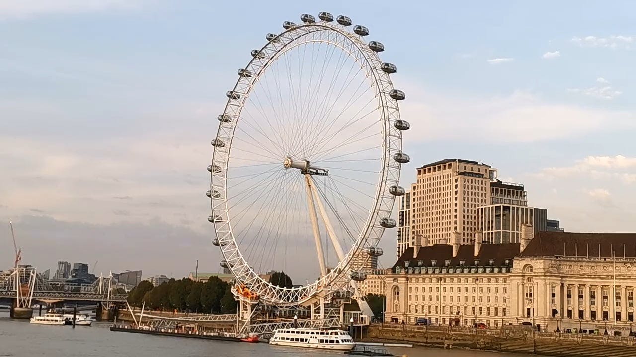 London Eye Time Lapse · Free Stock Video