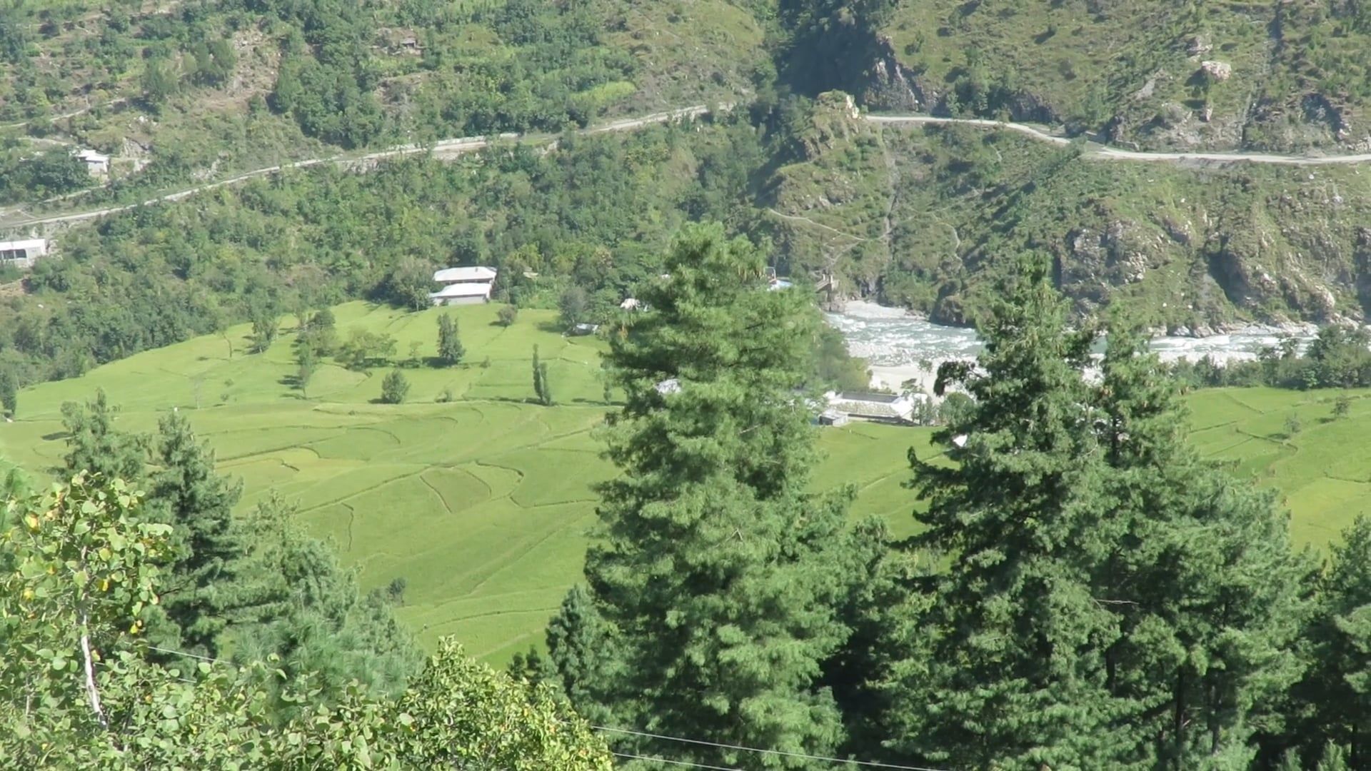 The Beautiful Allai Valley In Pakistan Free Stock Video Footage ...