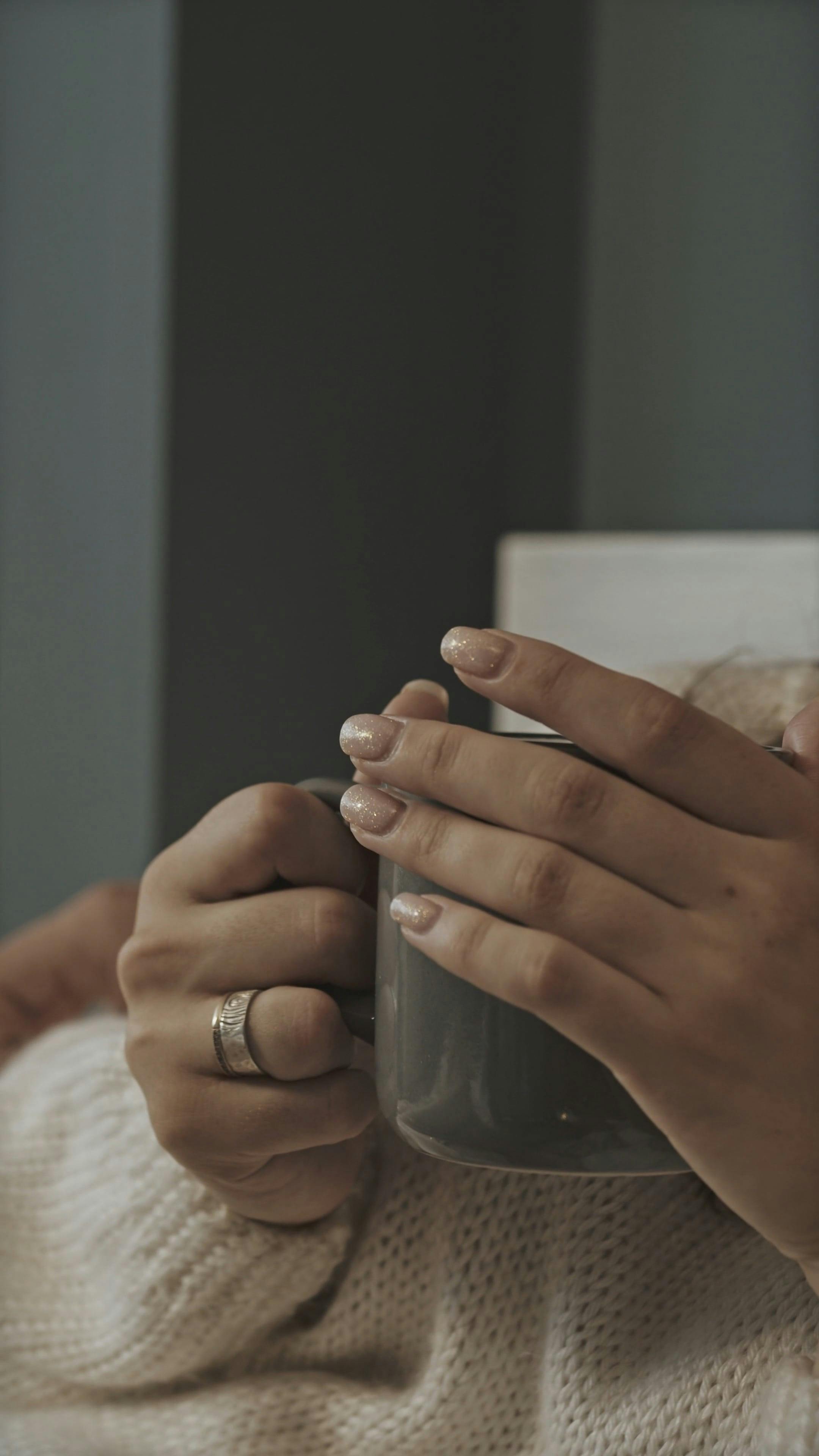 A Woman Sipping On A Mug · Free Stock Video