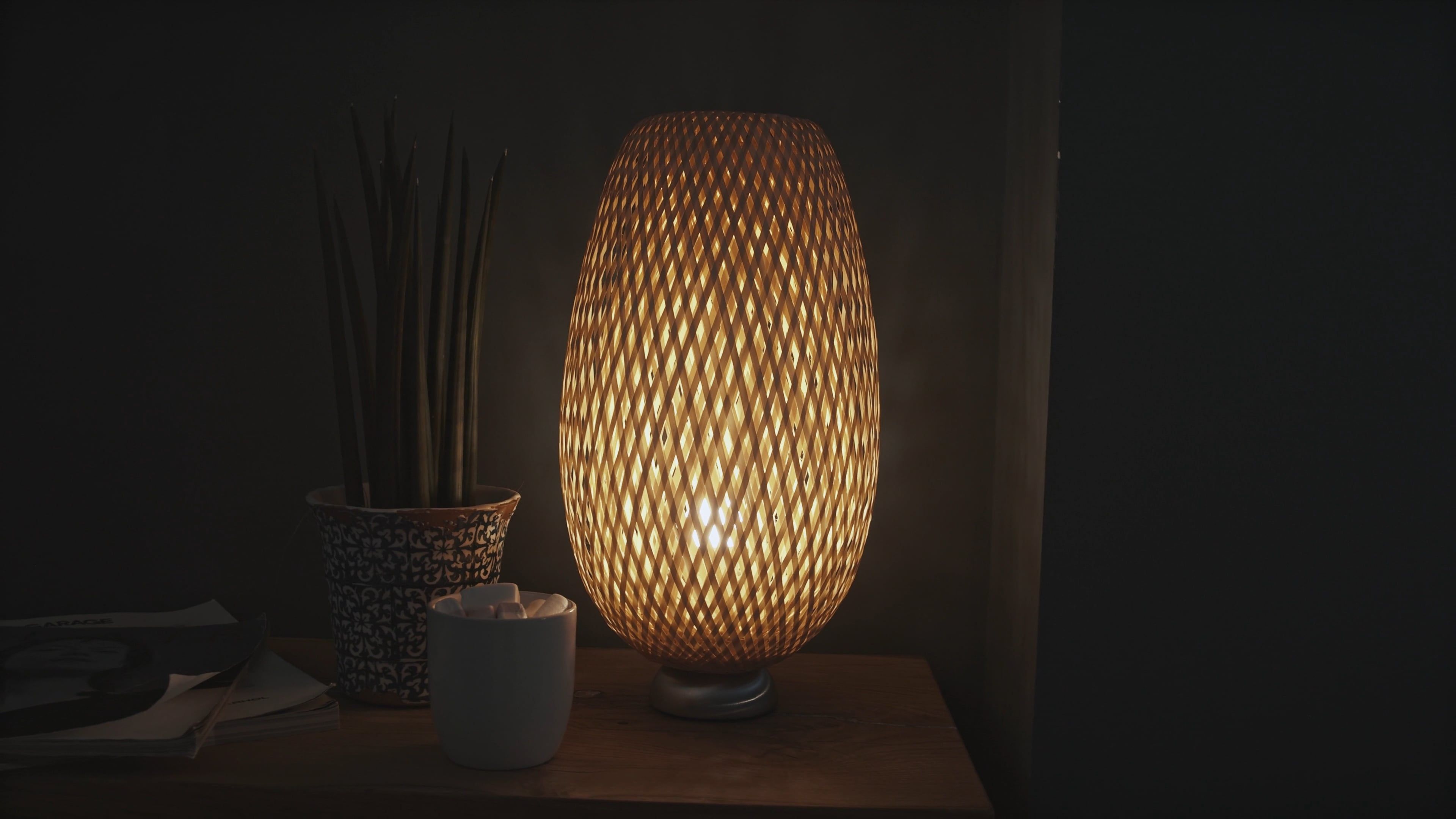 A Night Lamp Turned On · Free Stock Video