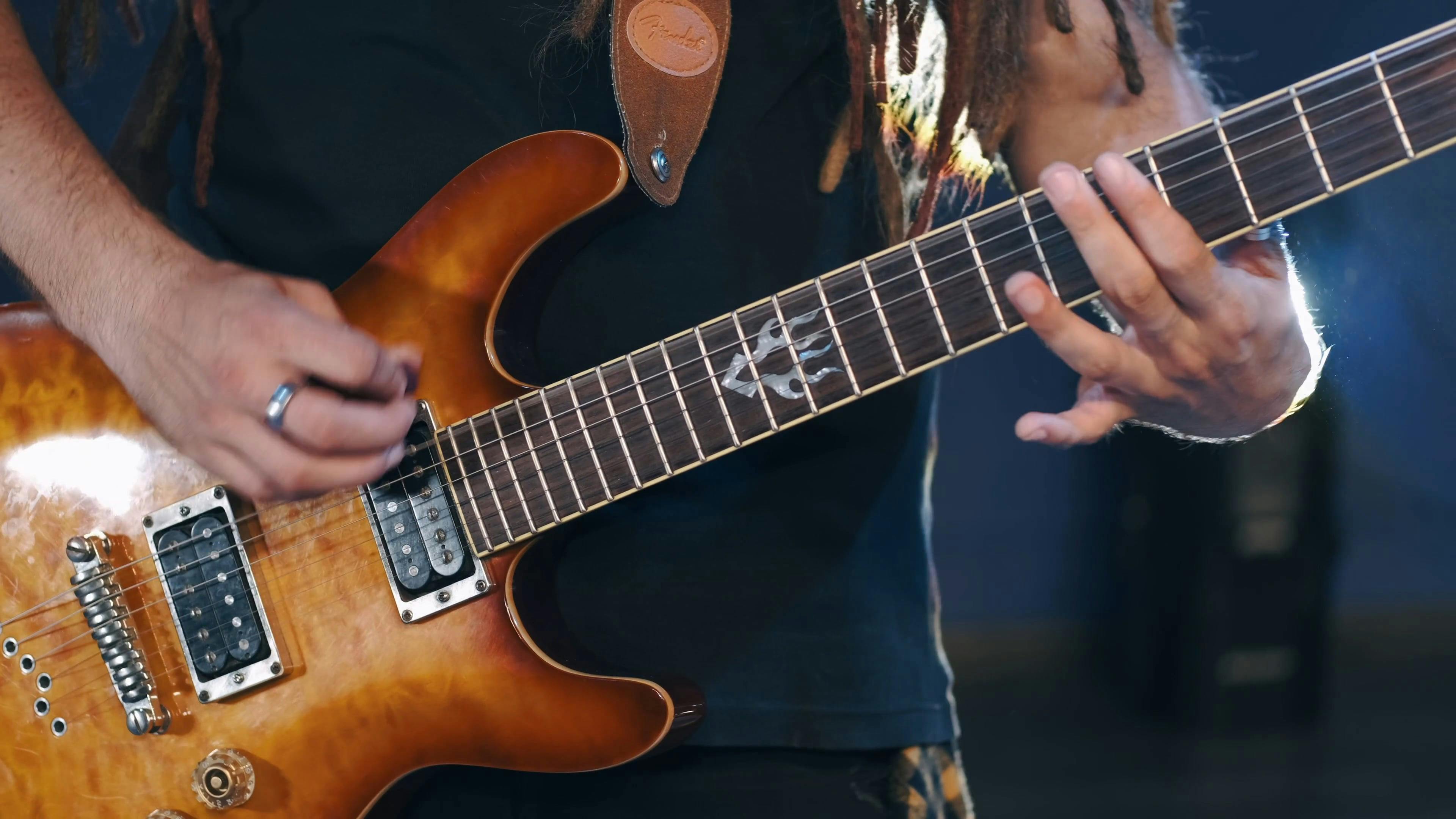 Man Playing Rock Music · Free Stock Video