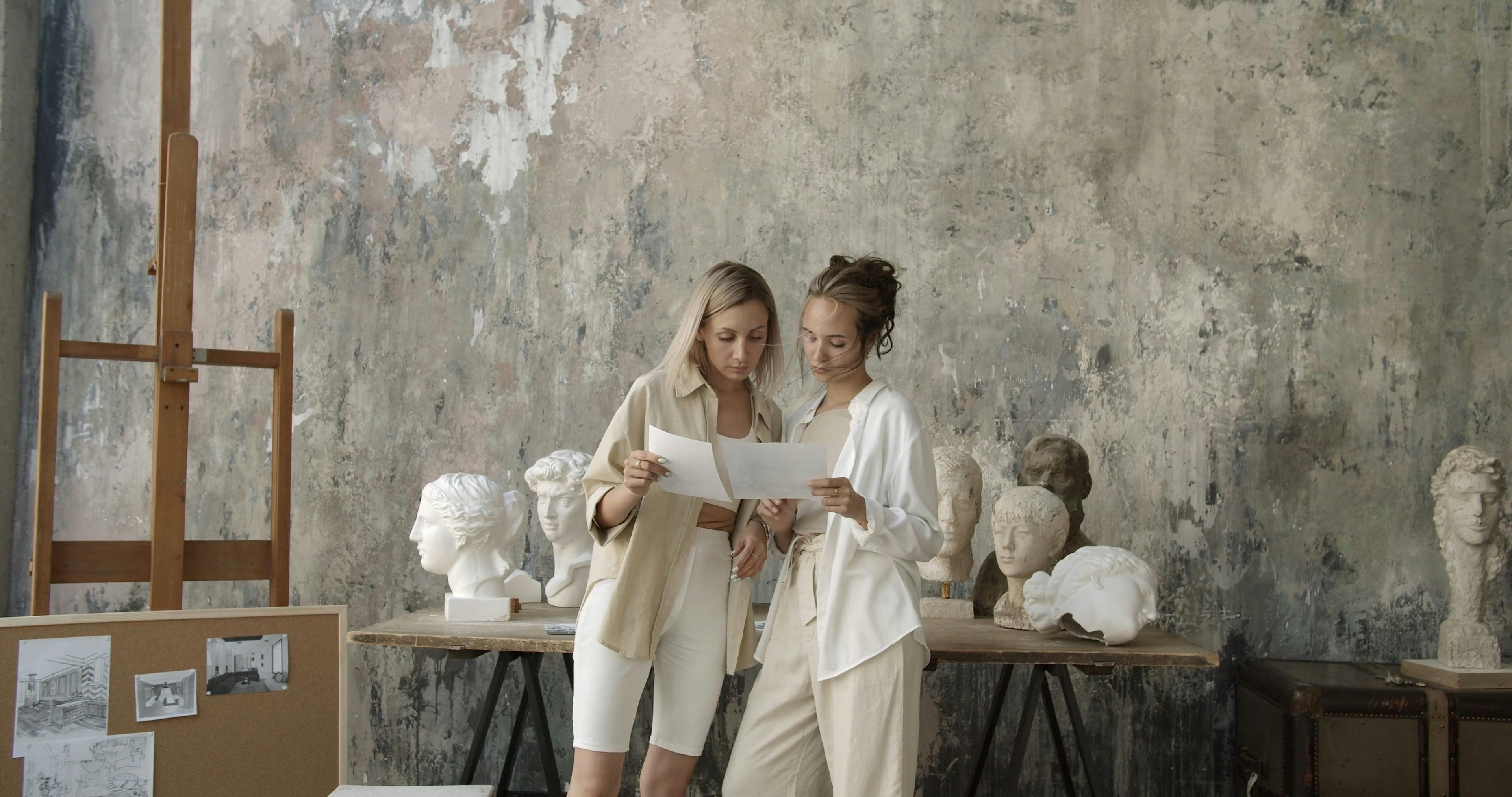 Women Comparing their Work Free Stock Video Footage, Royalty-Free 4K ...