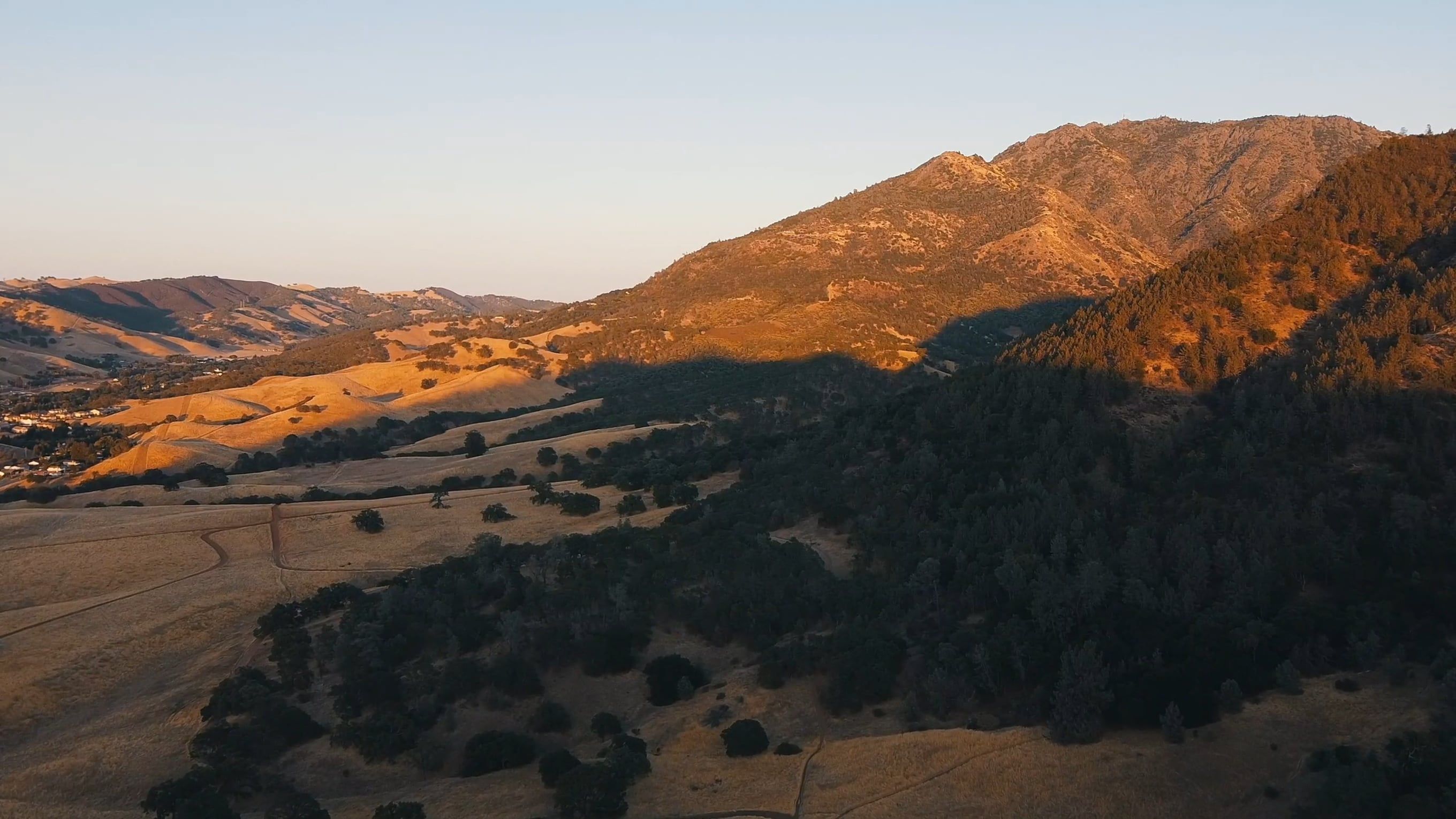 Aerial View of Green Mountains · Free Stock Video