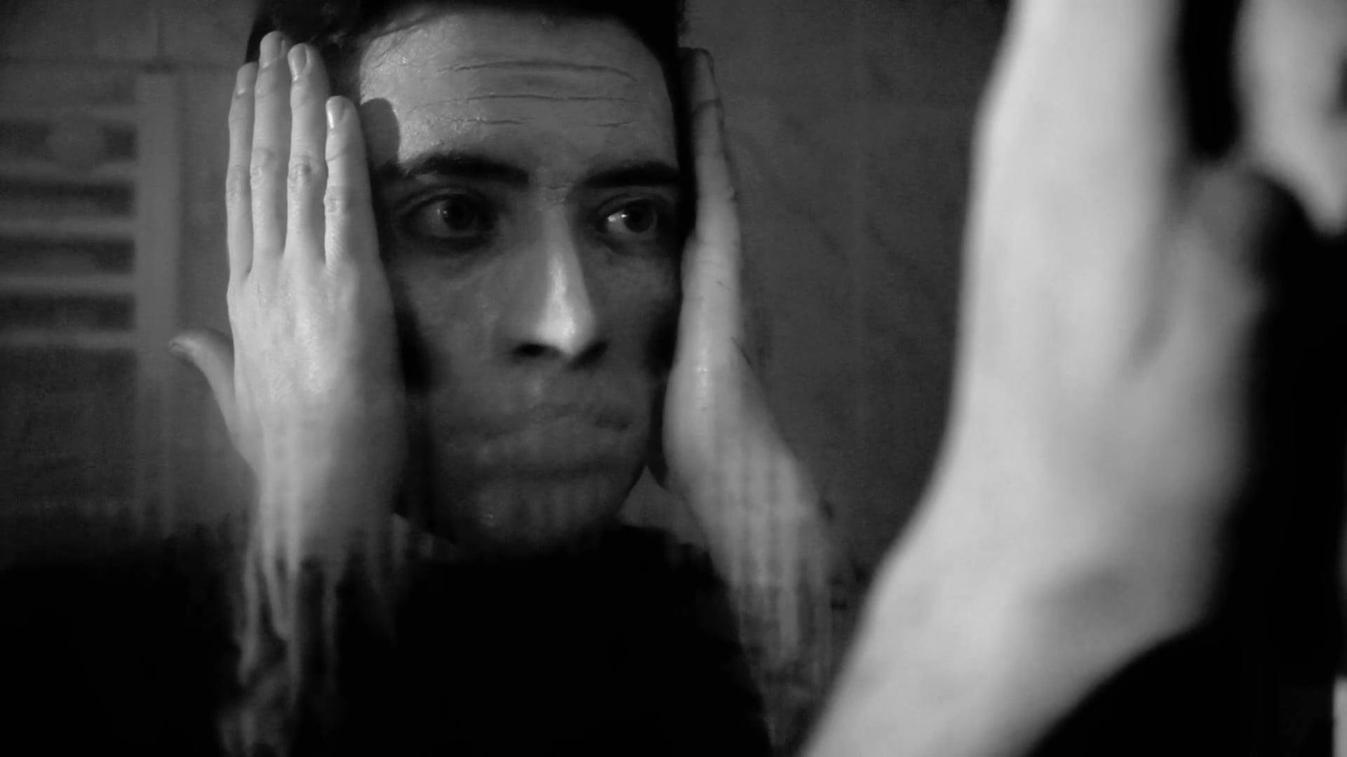 A Creepy Man Staring at His Reflection Free Stock Video Footage ...