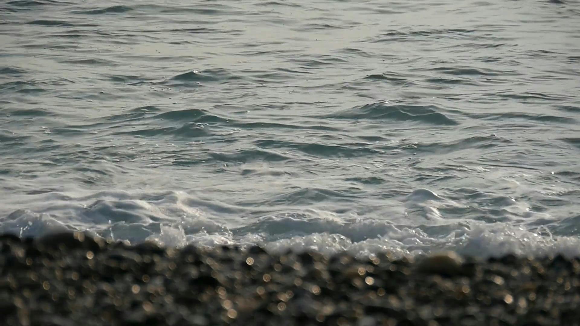 Close Up Video Of Beach Waves Free Stock Video Footage, Royalty-Free 4K ...