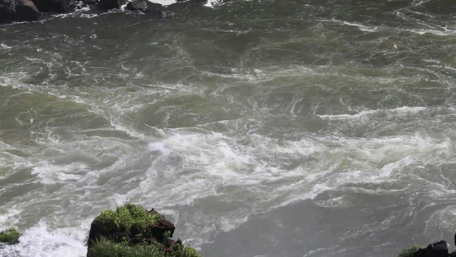 The Strong Force of the River Flow · Free Stock Video