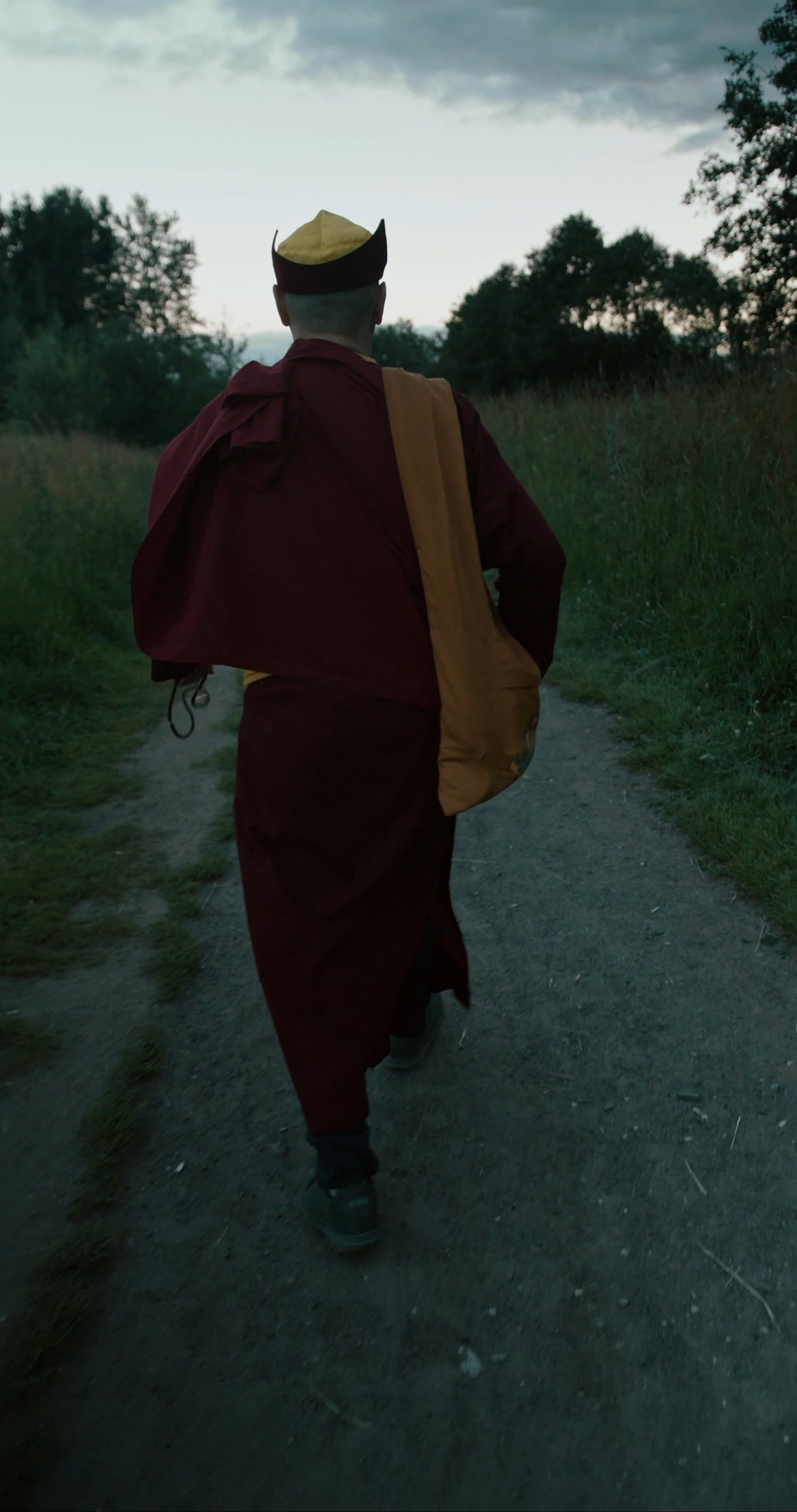 A Monk Walking Outdoors Free Stock Video Footage, Royalty-Free 4K & HD ...