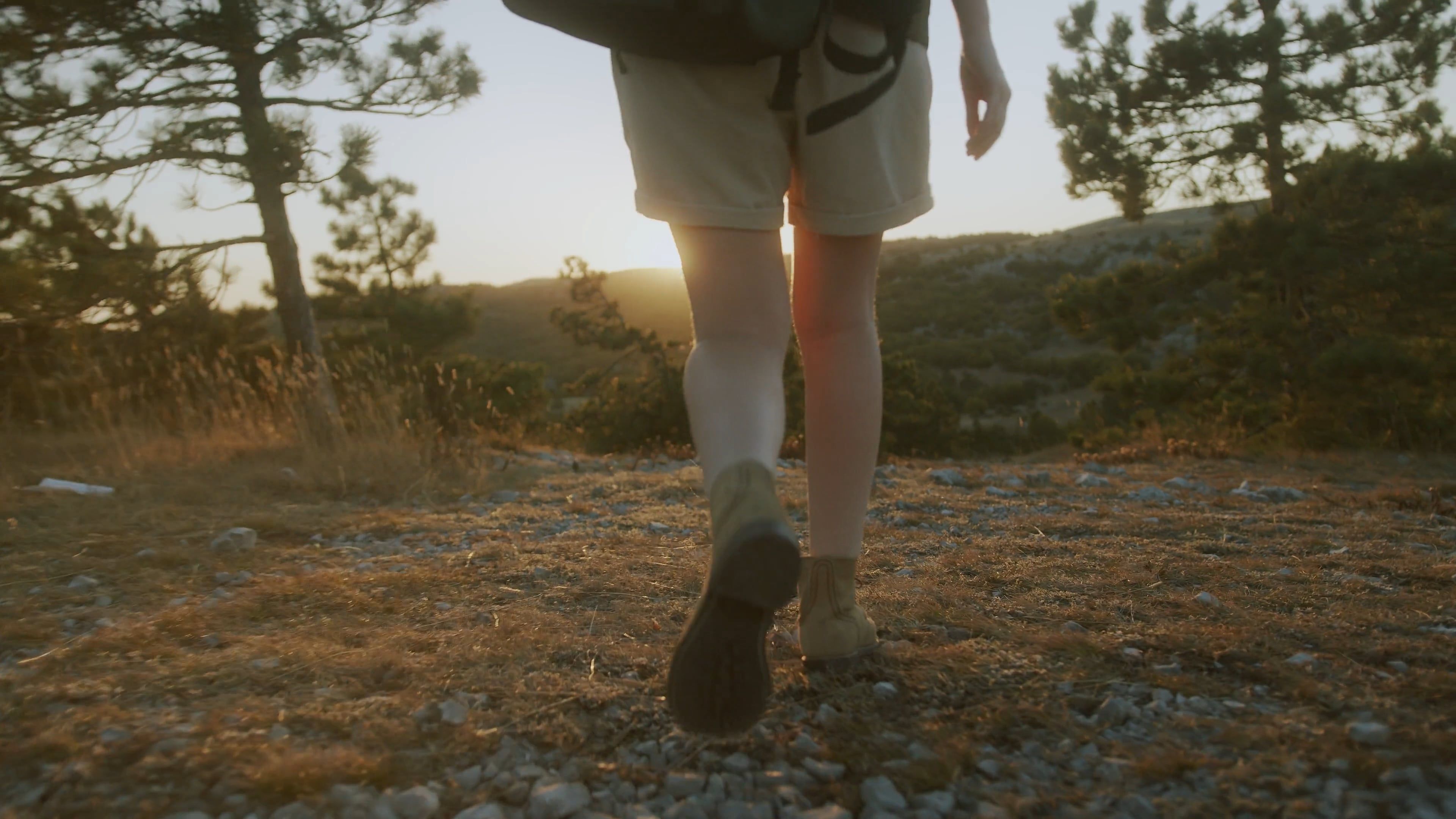 A Person Walking Outdoors Free Stock Video Footage, Royalty-Free 4K ...