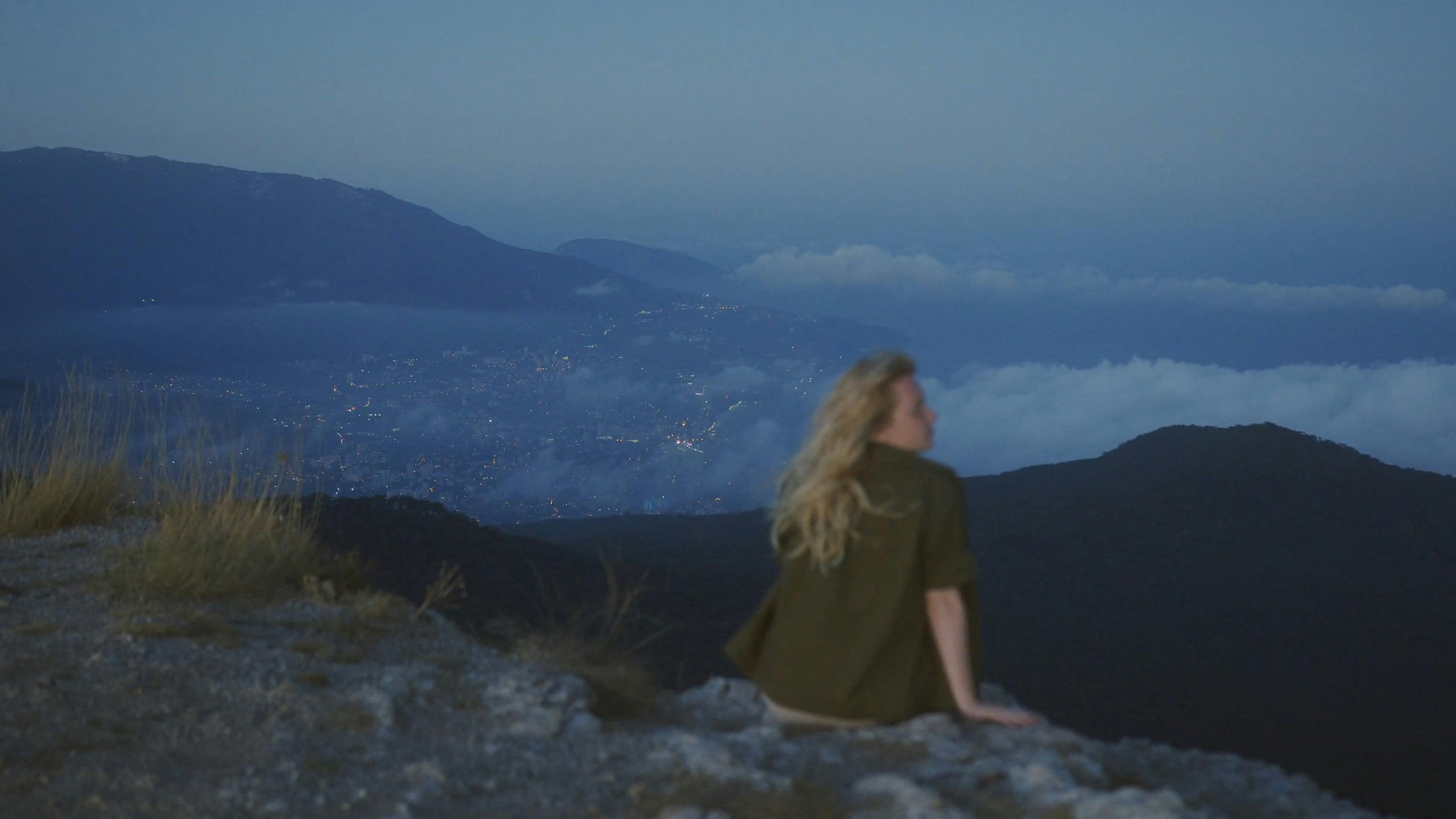 Beautiful Moon Rises through Night Clouds Free Stock Video Footage ...