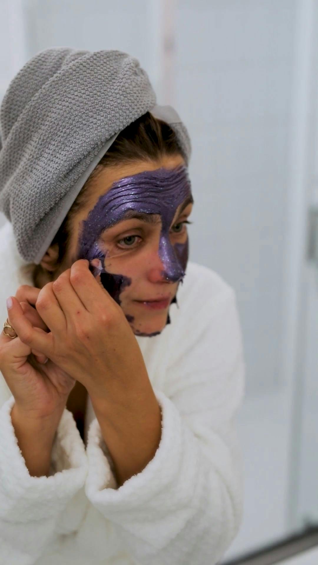 A Woman Drying Her Face Free Stock Video Footage, Royalty-Free 4K & HD ...