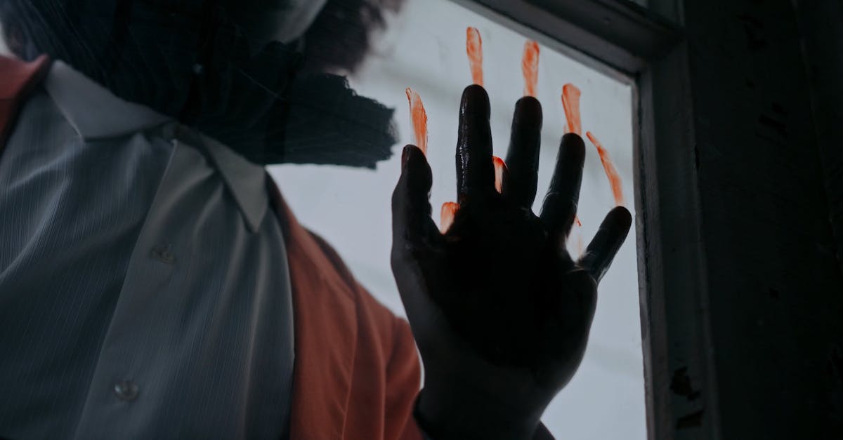 Bloody Hand on Window Close up · Free Stock Video Bloody Hand on Window Close up · Free Stock Video