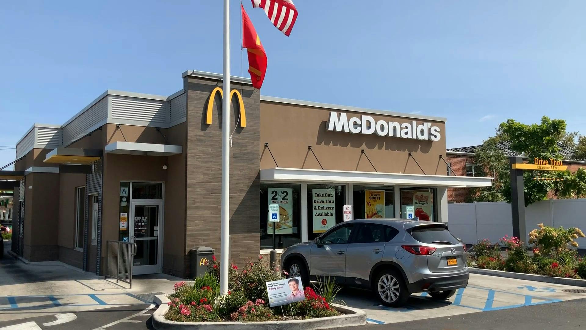 Exterior View of McDonald's Store Free Stock Video Footage, Royalty ...